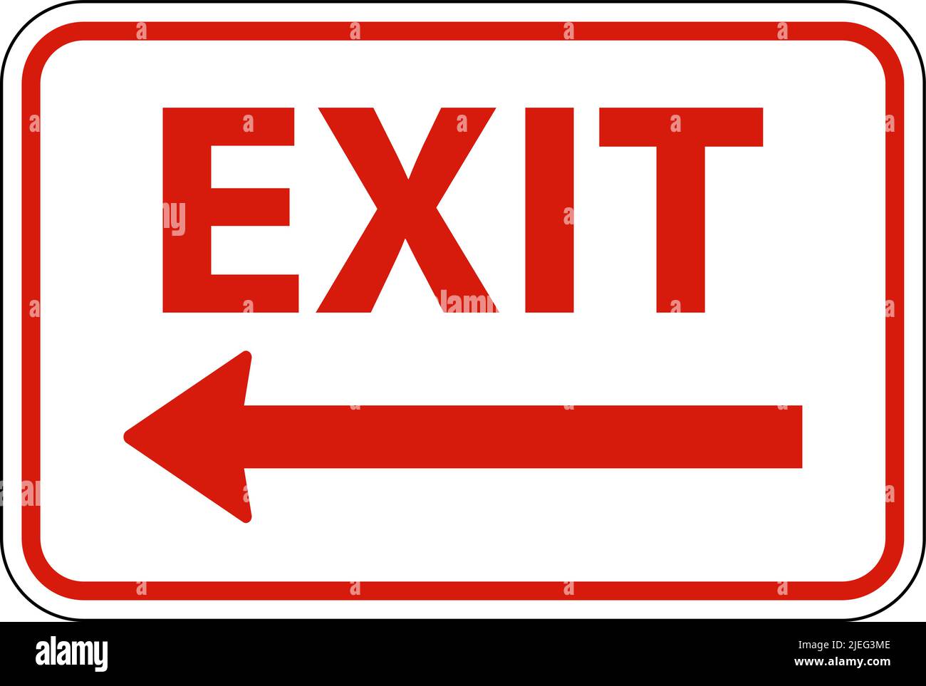 Indoors exit sign Stock Vector Images - Alamy