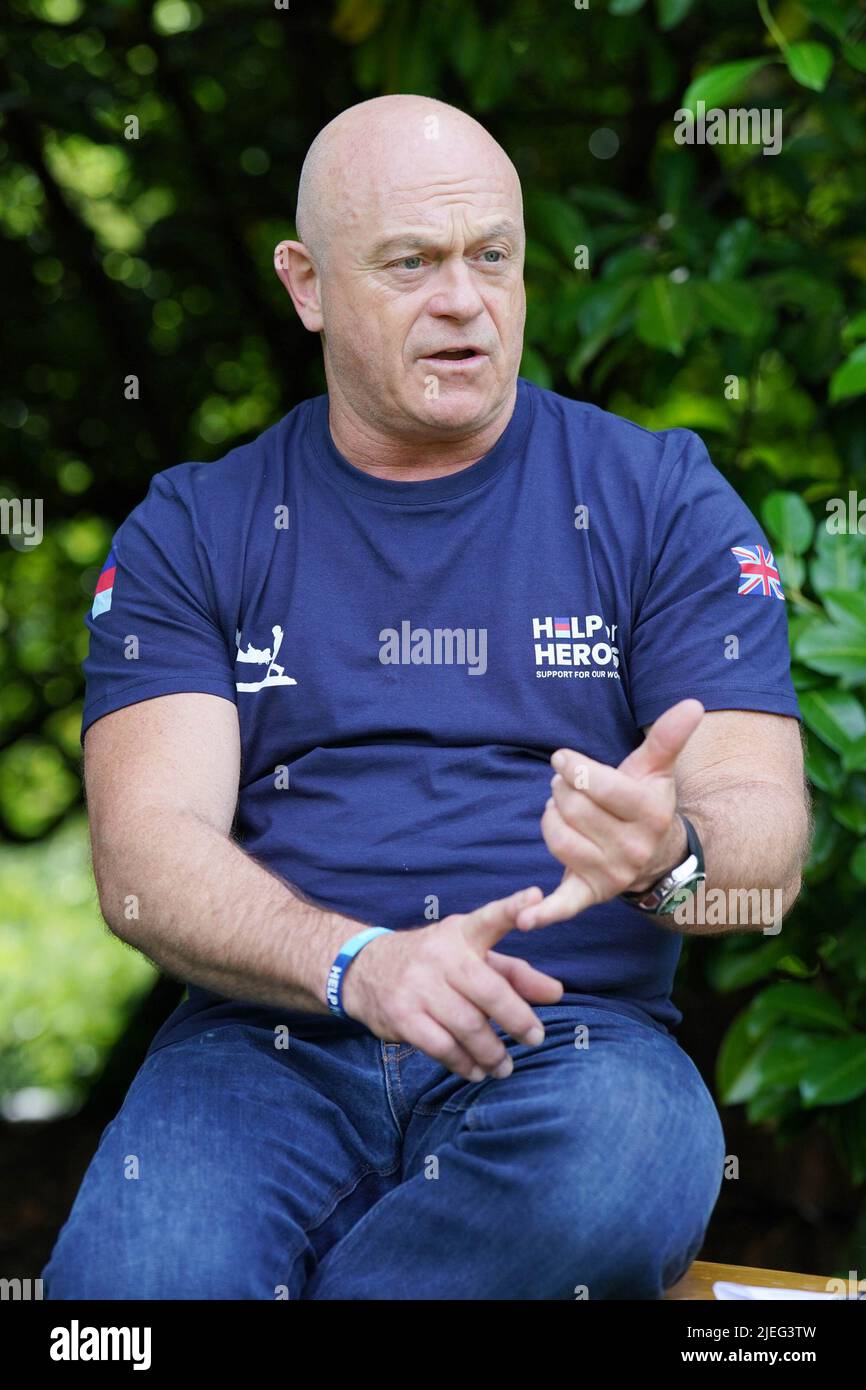 Previously unissued photo dated 18/05/22 of Ross Kemp at Formosa Island ...