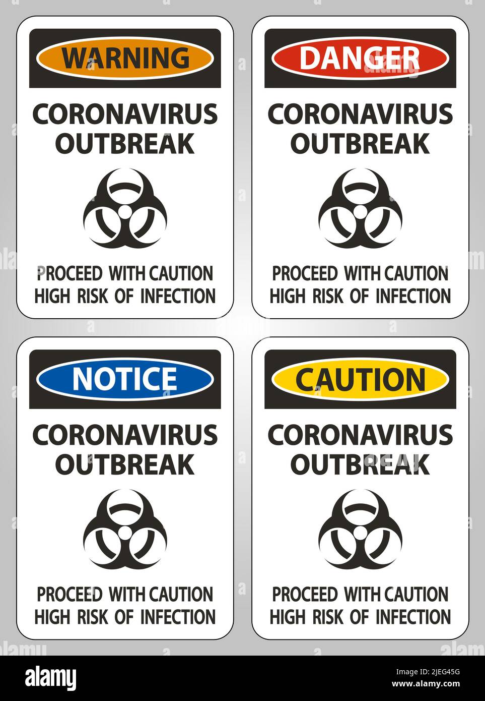 Coronavirus Outbreak Sign Isolate On White Background,Vector ...