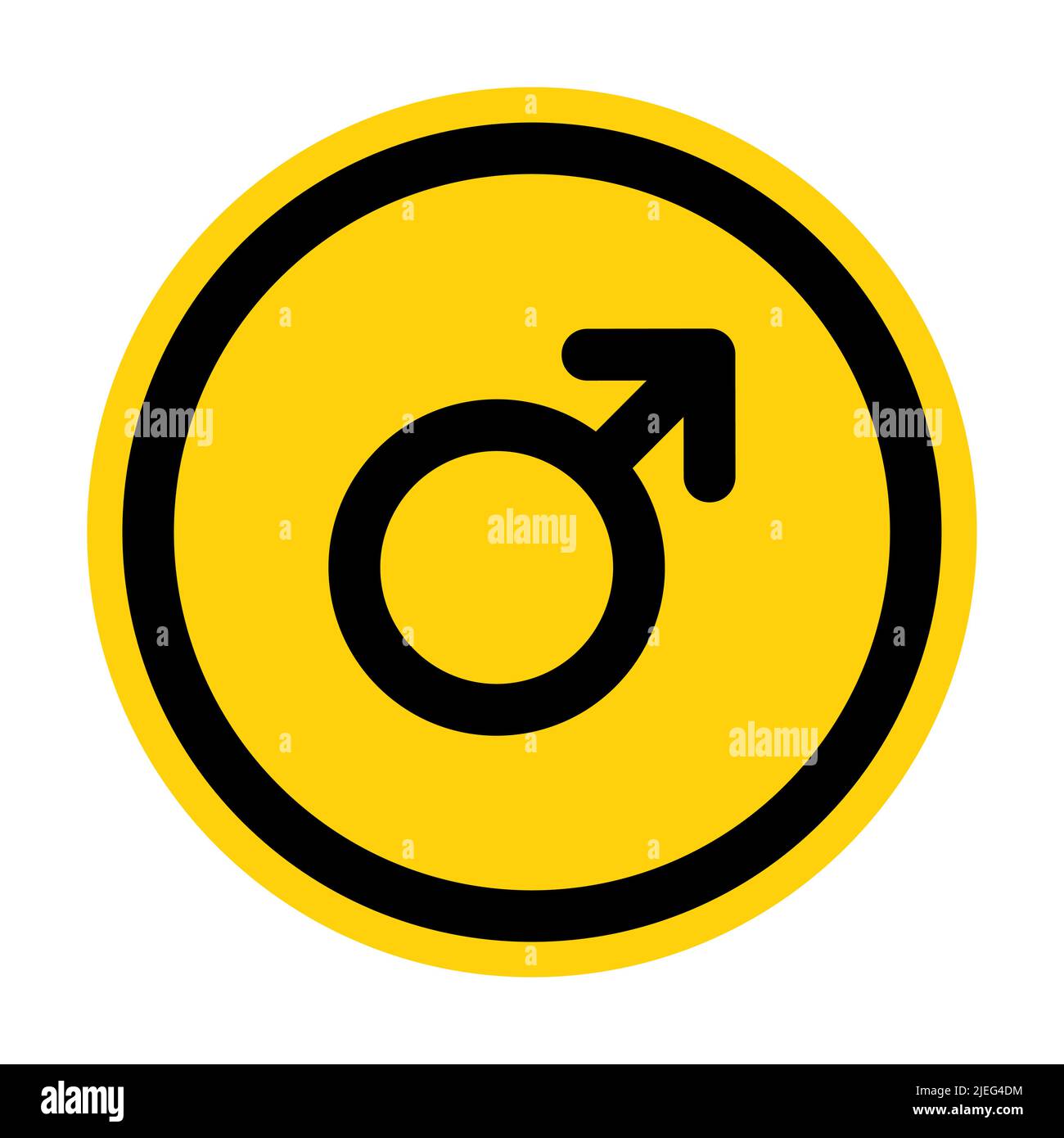 No Male Symbol Sign Isolate On White Background,Vector Illustration ...