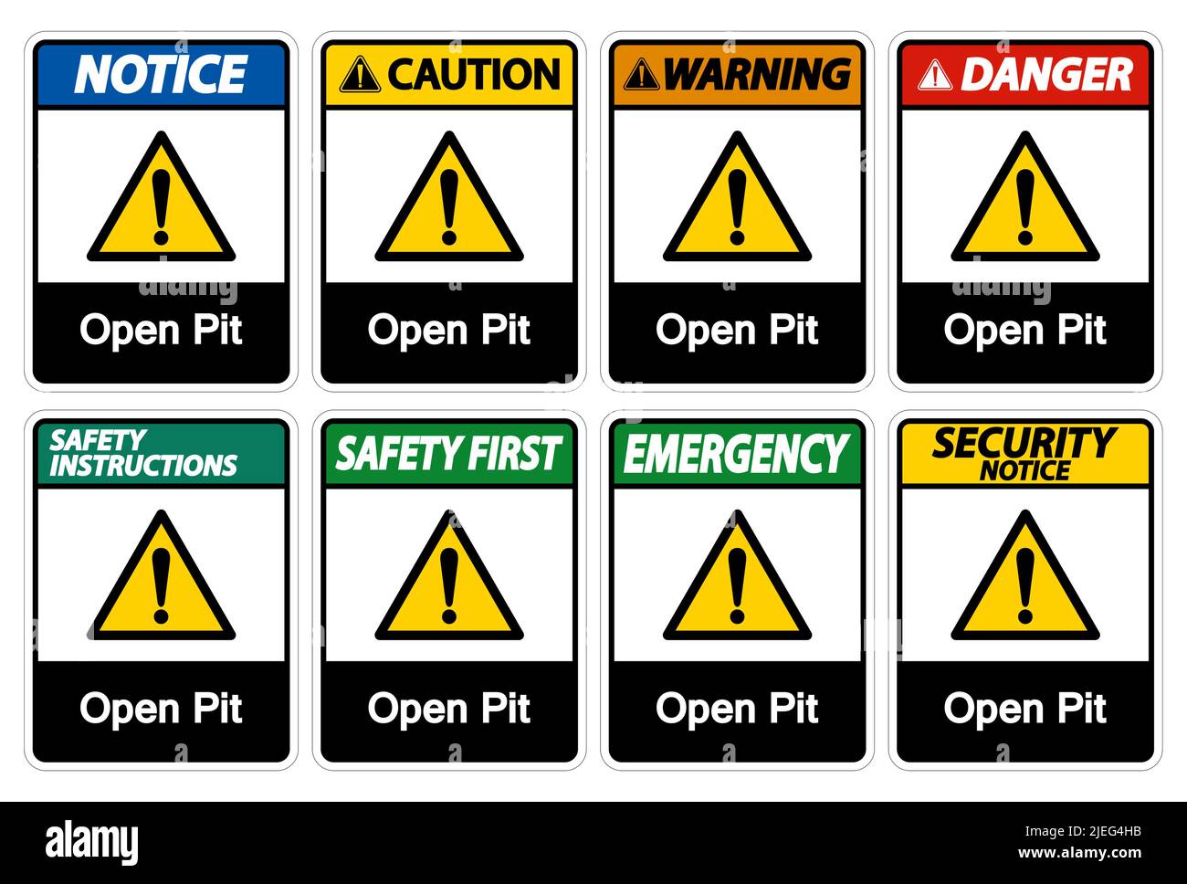 Open Pit Sign Isolate On White Background,Vector Illustration EPS.10 ...