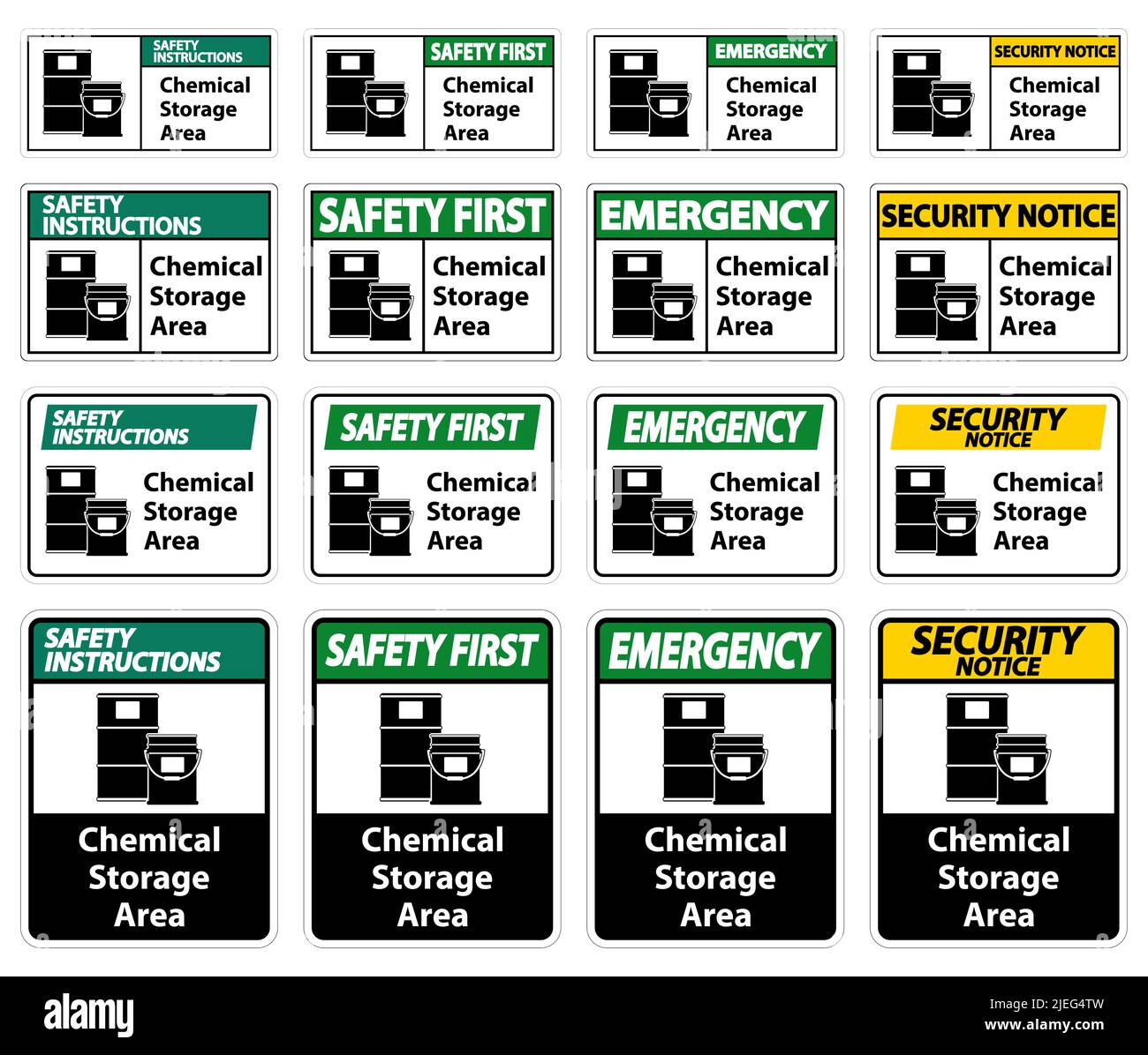 Chemical Storage Symbol Sign Isolate on white Background,Vector ...