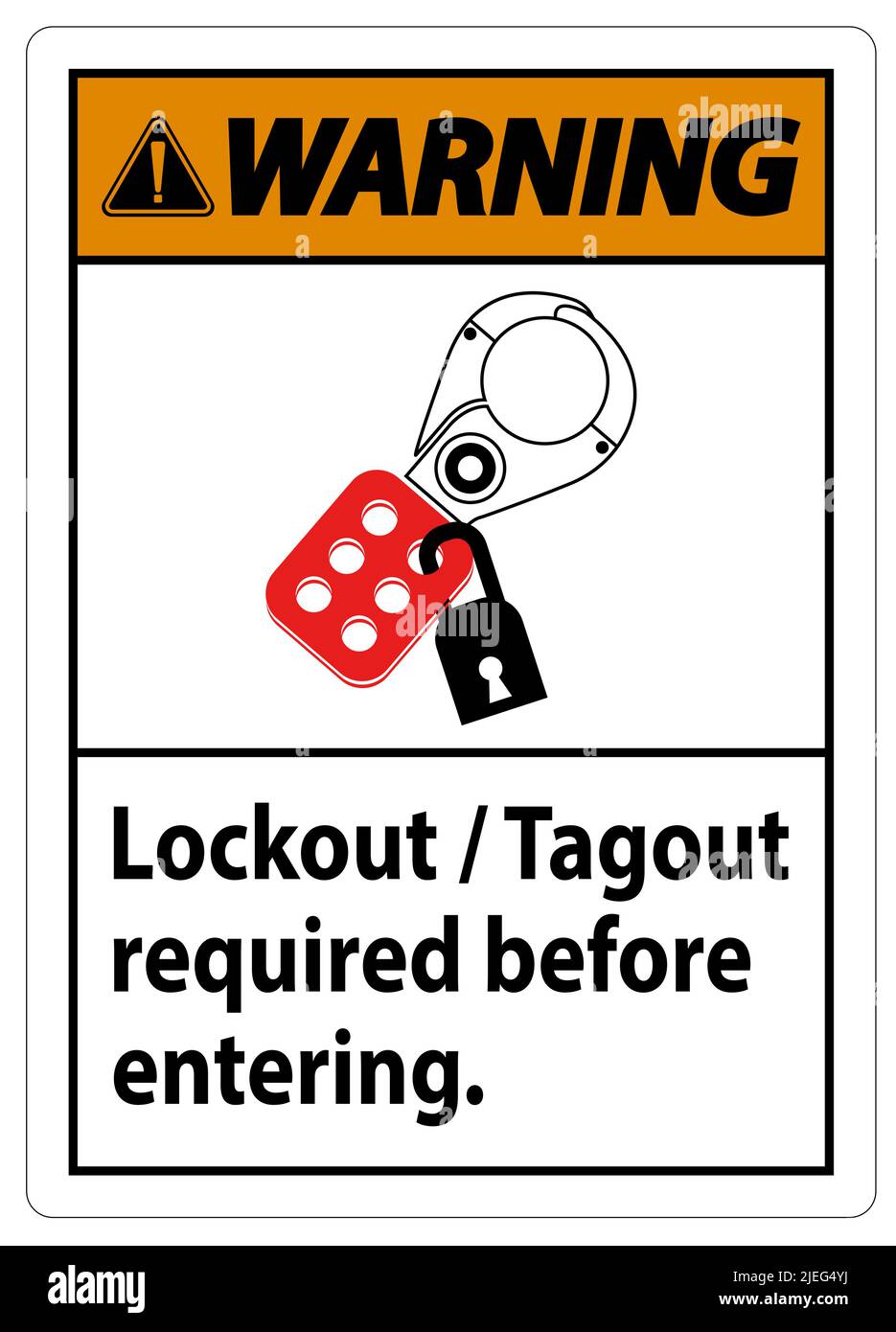 Lockout tagout symbol hi-res stock photography and images - Alamy
