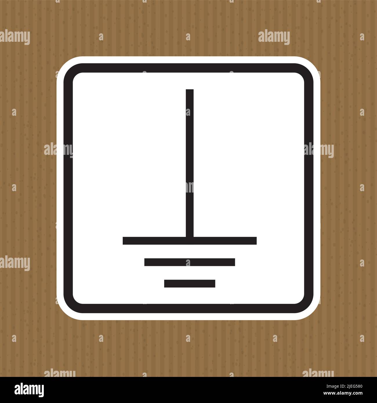 Earth (Ground) Symbol Sign, Vector Illustration, Isolate On White ...