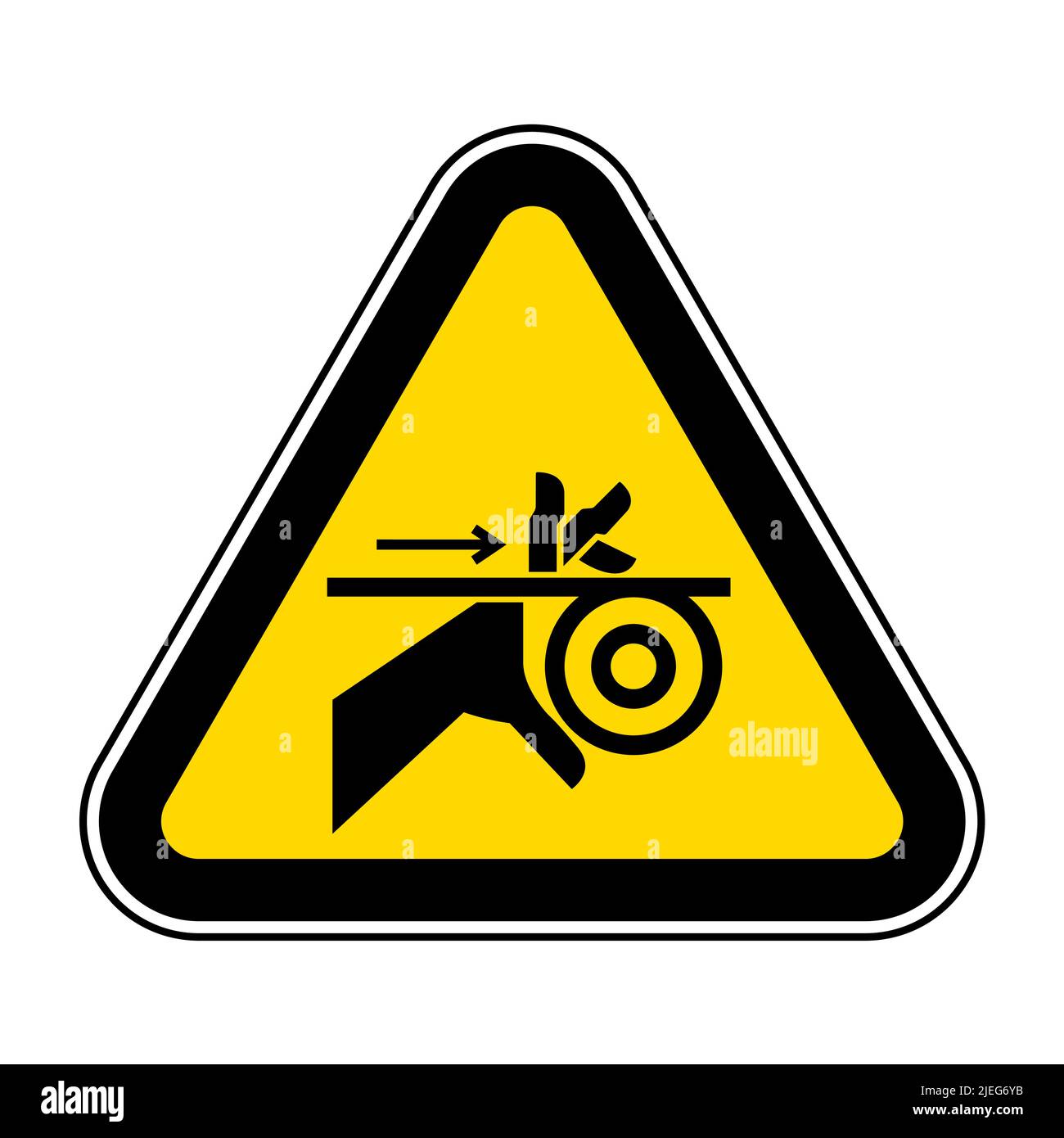 Hand Entanglement Belt and Rollers Symbol Sign, Vector Illustration ...