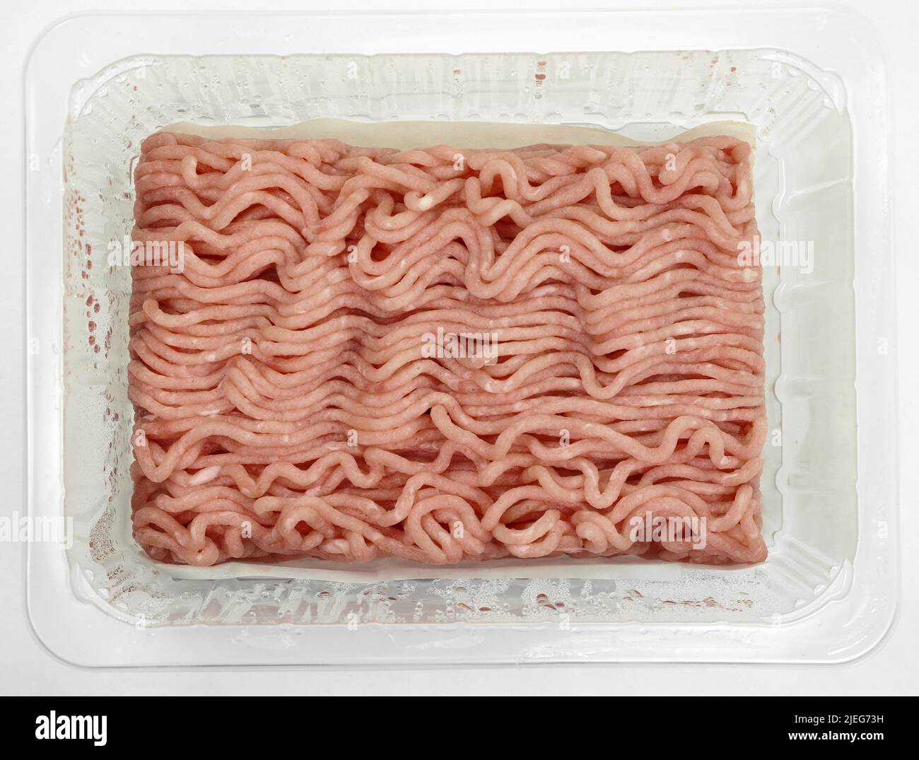 minced meat, pork, beef, forcemeat, clipping path, isolated on white ...