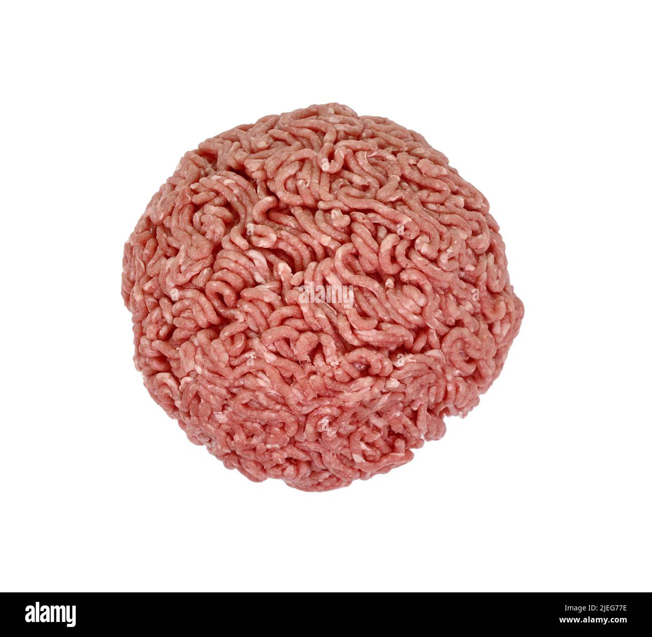 minced meat, pork, beef, forcemeat, clipping path, isolated on white ...