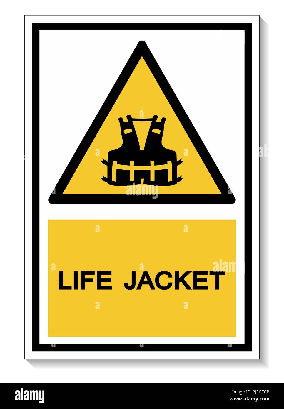 PPE Icon.Wearing a life jacket for safety Symbol Sign Isolate On White ...