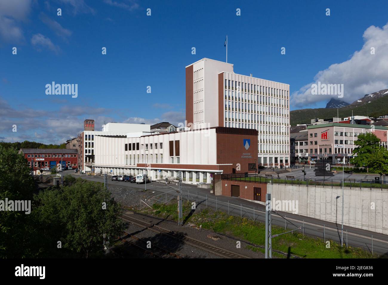 Narvik Town Hall, Nordland, Norway. Built in 1961, designed by ...