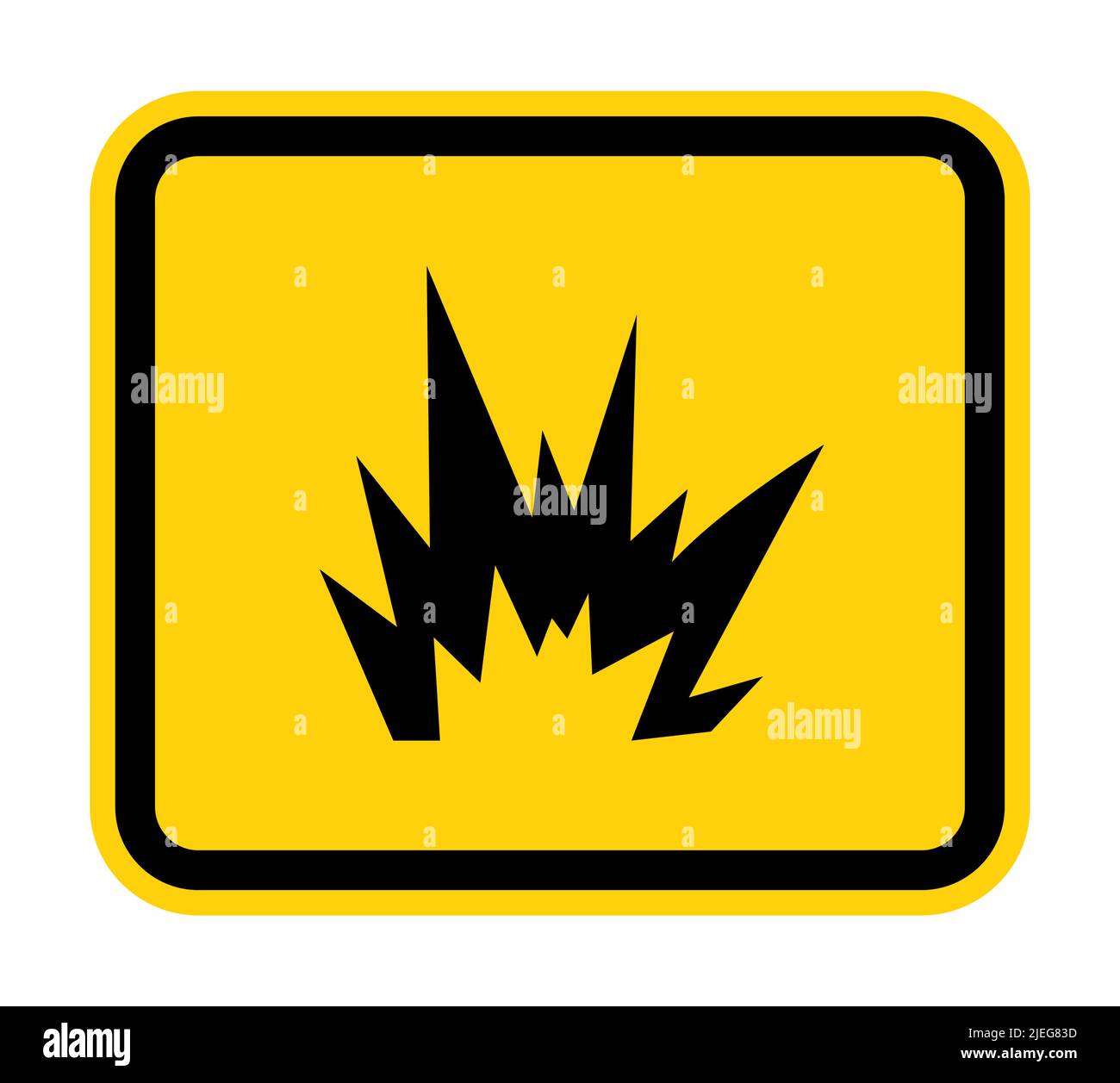 Arc Flash Hazard Symbol Sign, Vector Illustration, Isolate On White ...