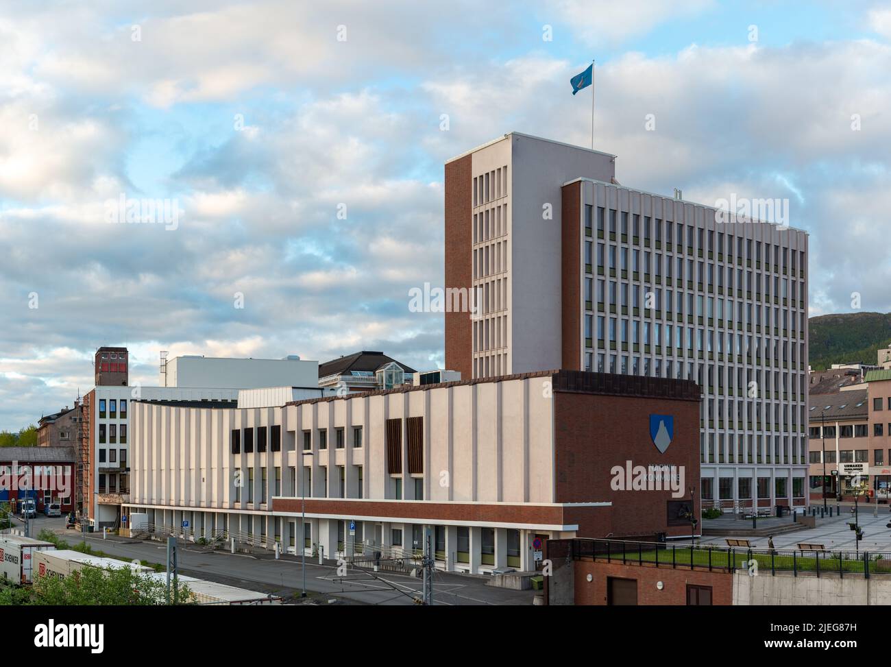 Narvik Town Hall, Nordland, Norway. Built in 1961, designed by ...