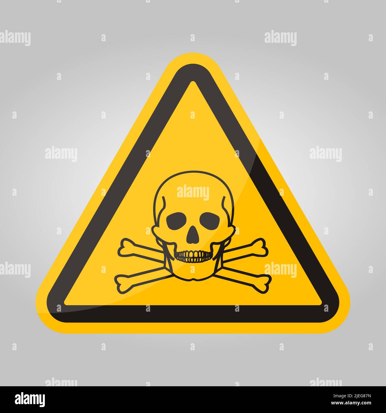 Toxic Material Symbol Sign Isolate On White Background,Vector ...