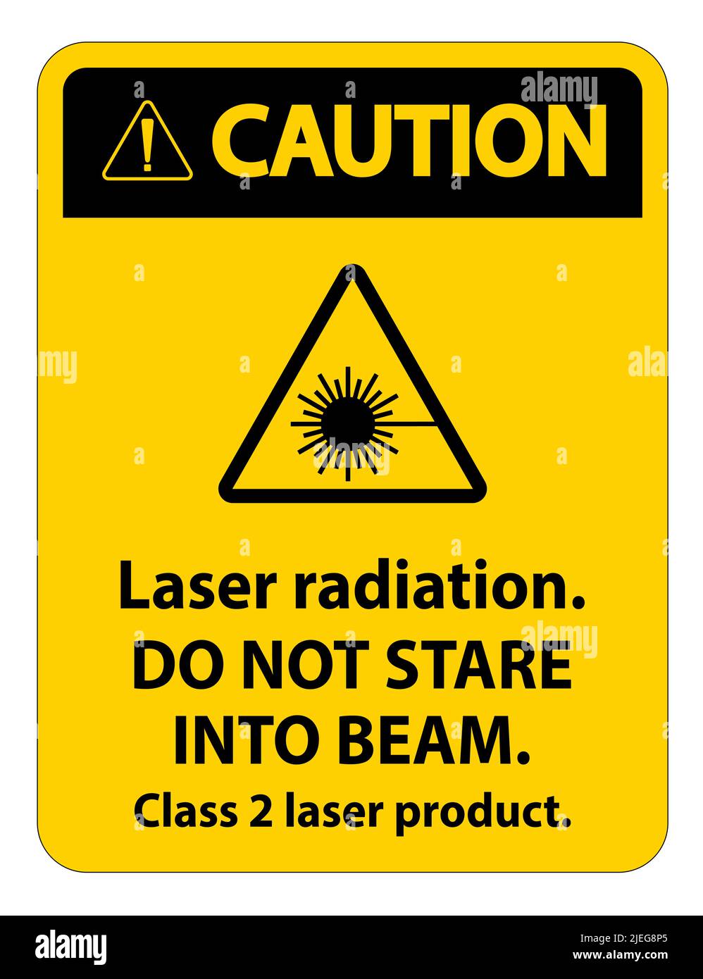 Caution Laser radiation,do not stare into beam,class 2 laser product ...