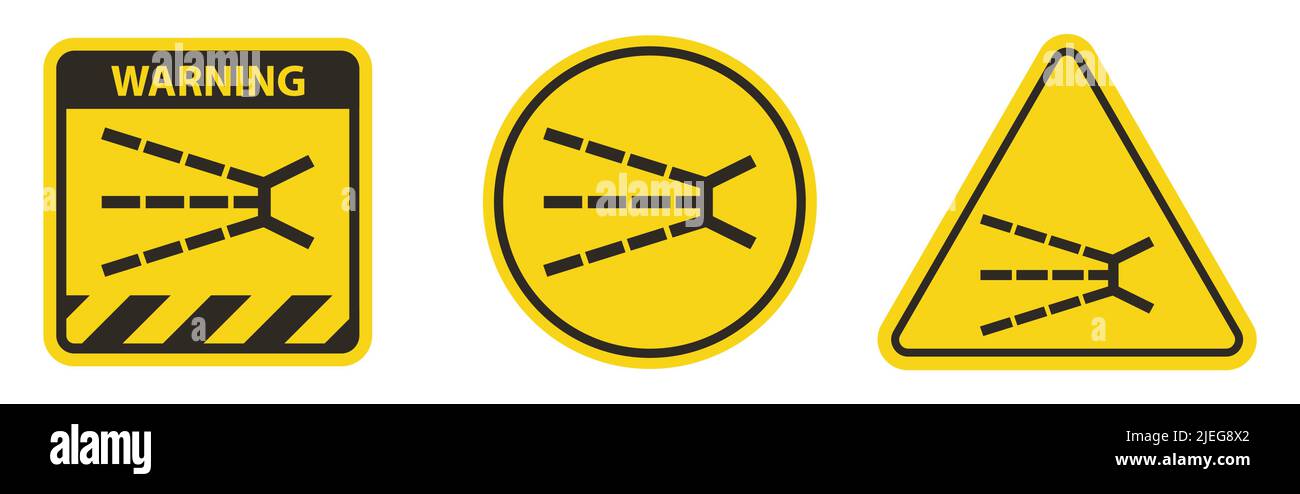 Splashing Hazard Symbol Sign Isolate On White Background,Vector ...