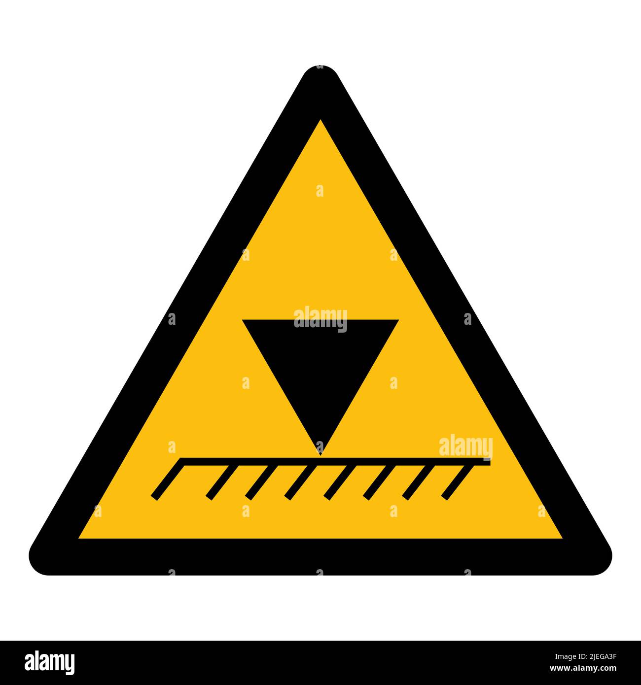 Limit Overhead Height Symbol Sign Isolate On White Background,Vector ...