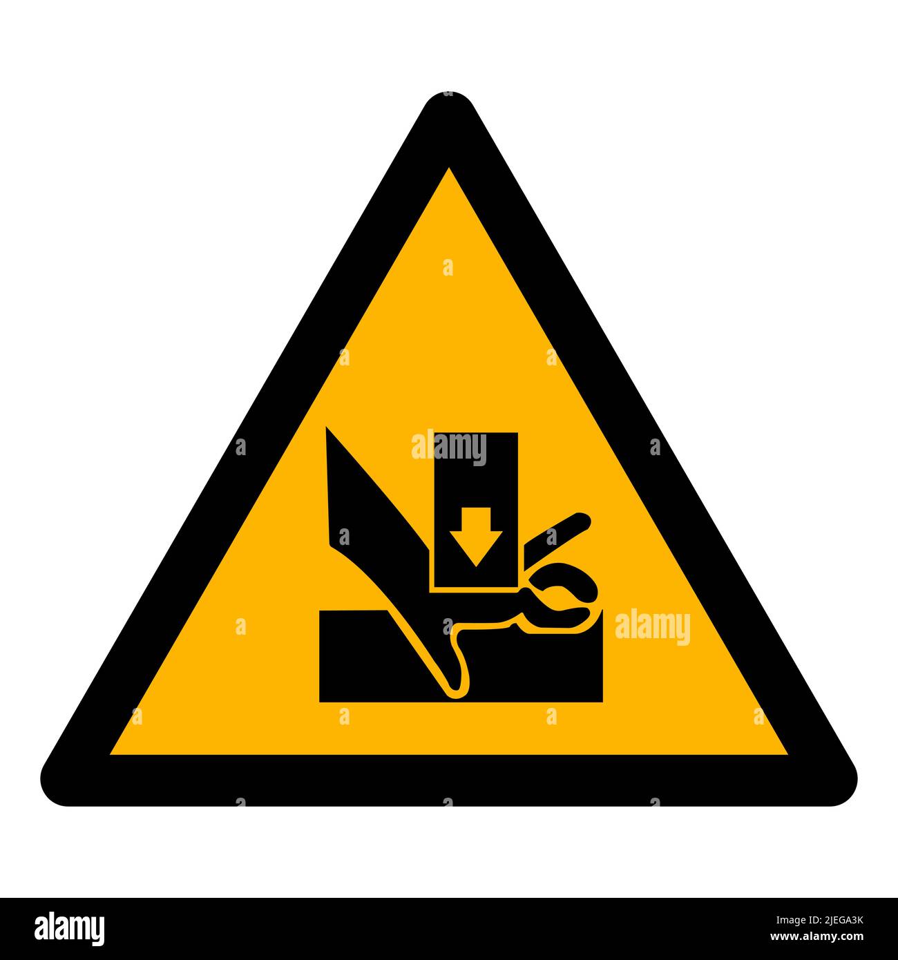 Beware You Hand When Using Silkscreen Symbol Sign Isolate On White ...