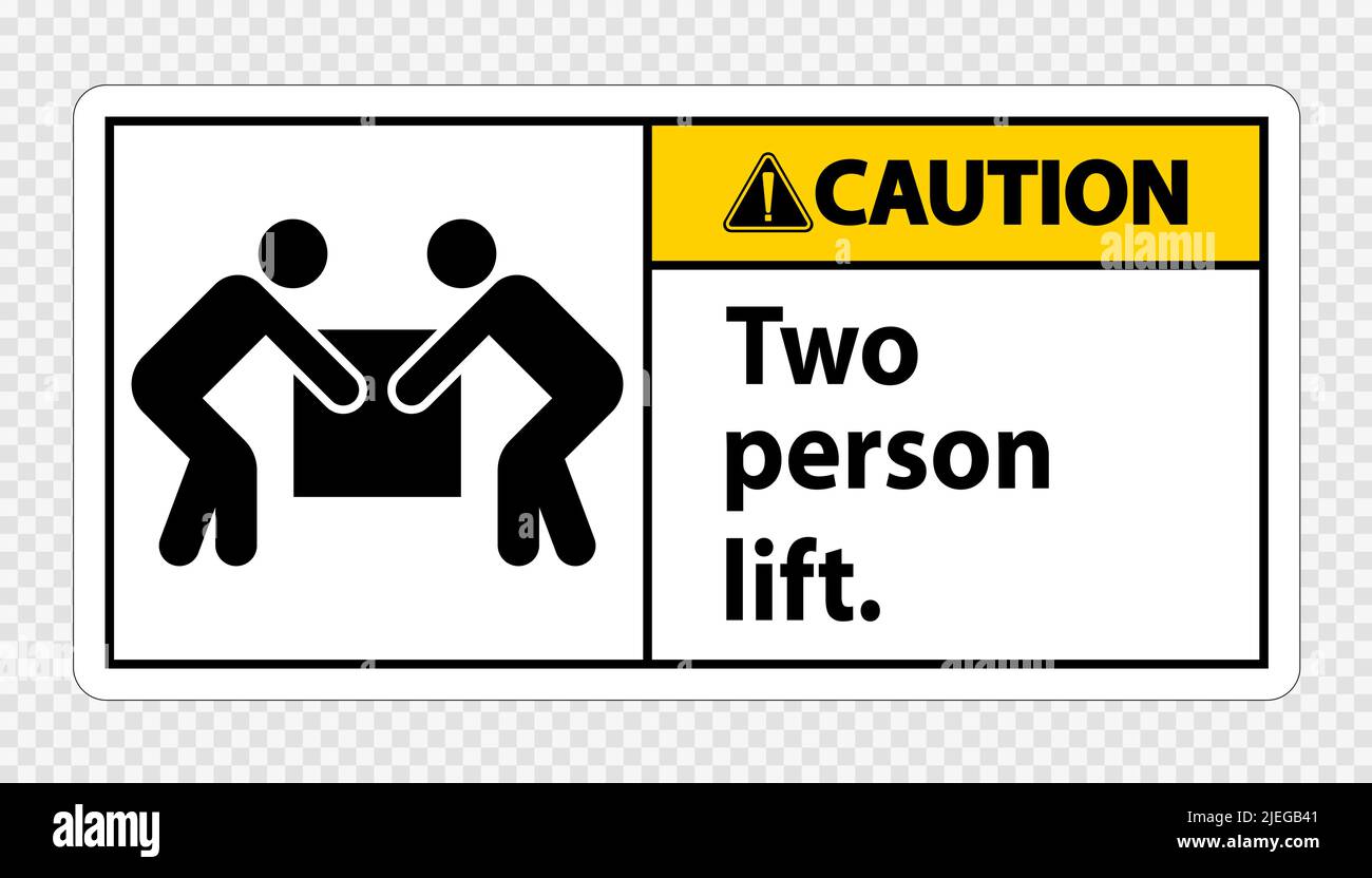 Two person lift Symbol Sign Isolate on transparent Background,Vector ...