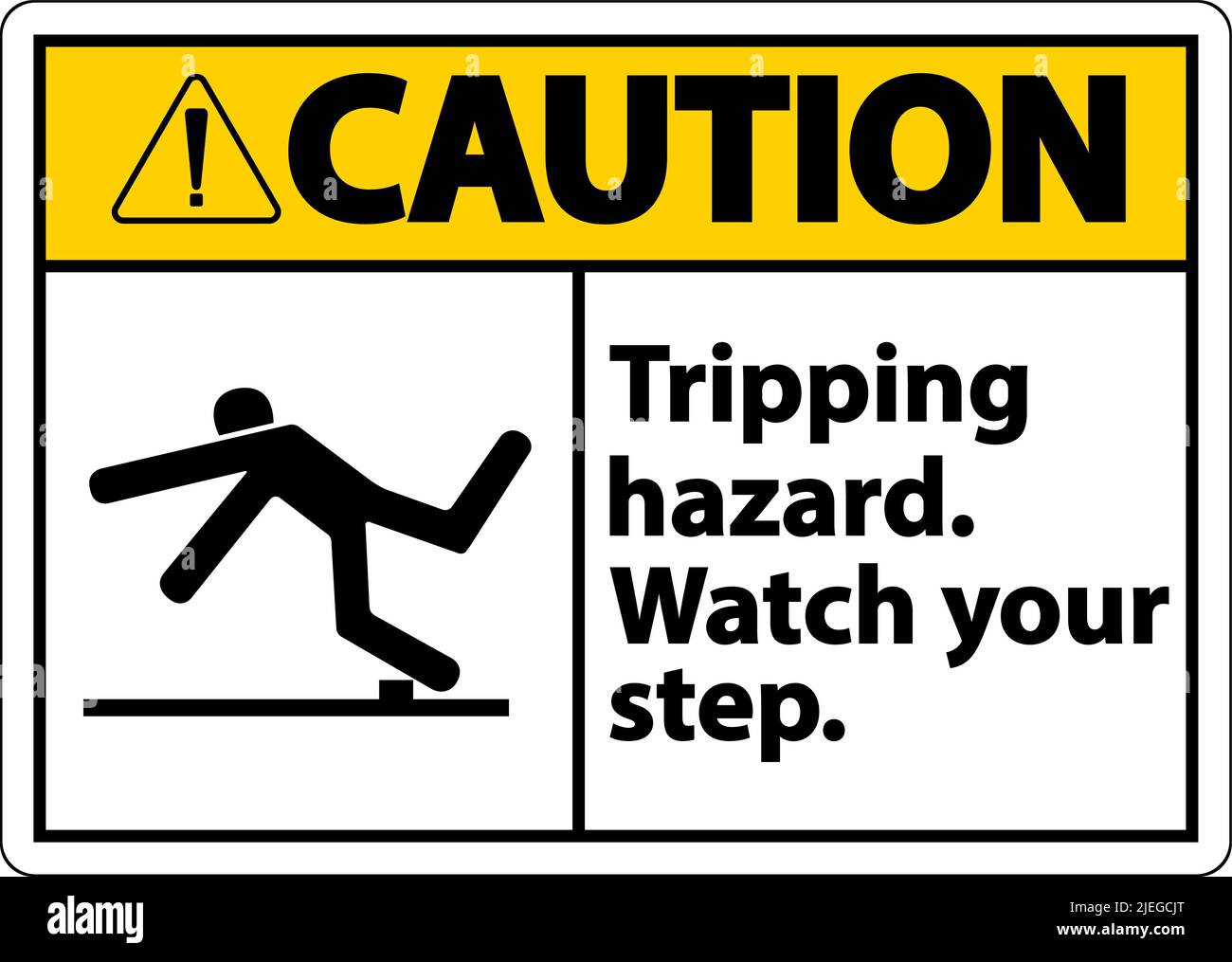 Watch Your Step Sign Vector