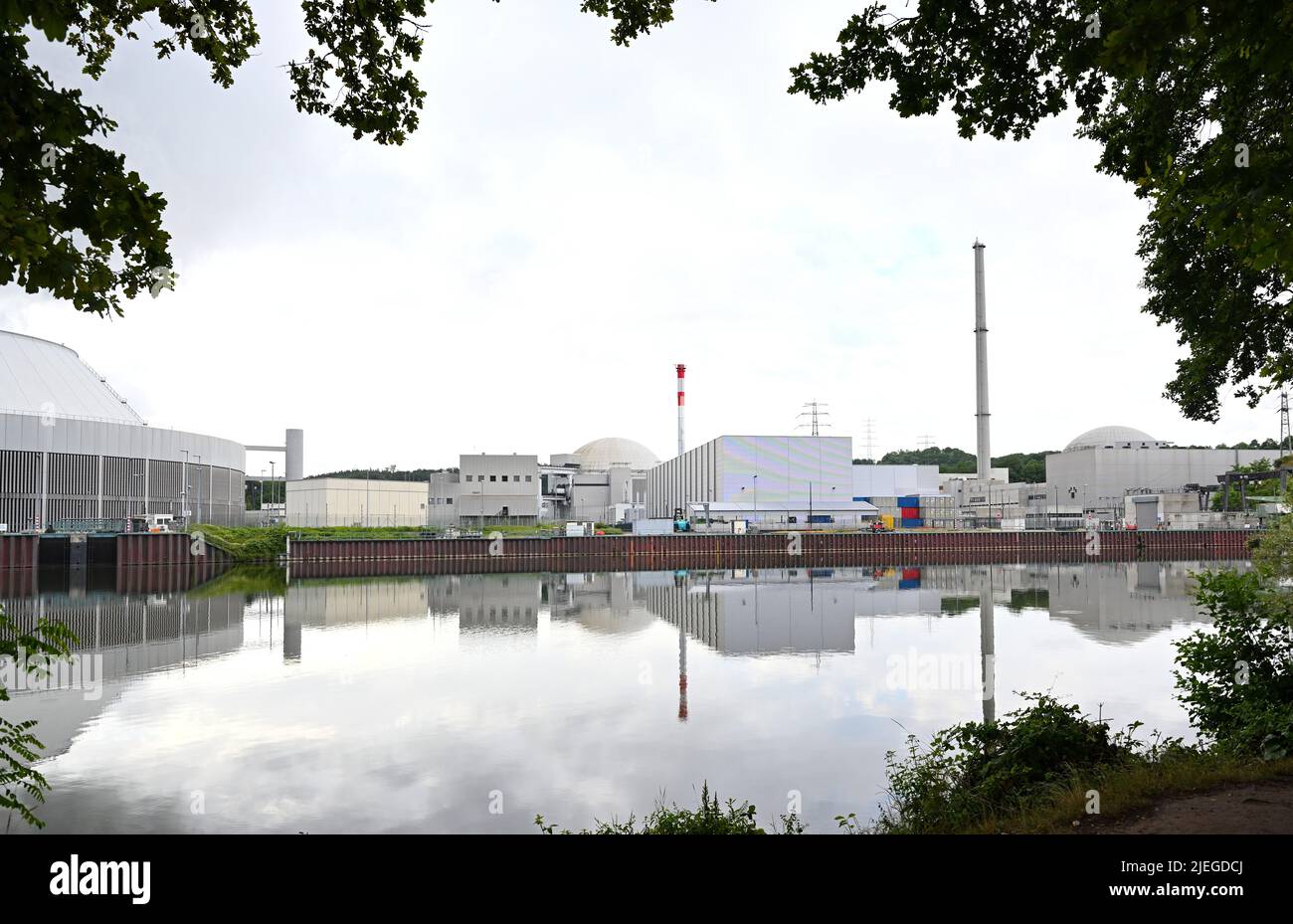 Stuttgart, Germany. 27th June, 2022. Neckarwestheim nuclear power plant ...