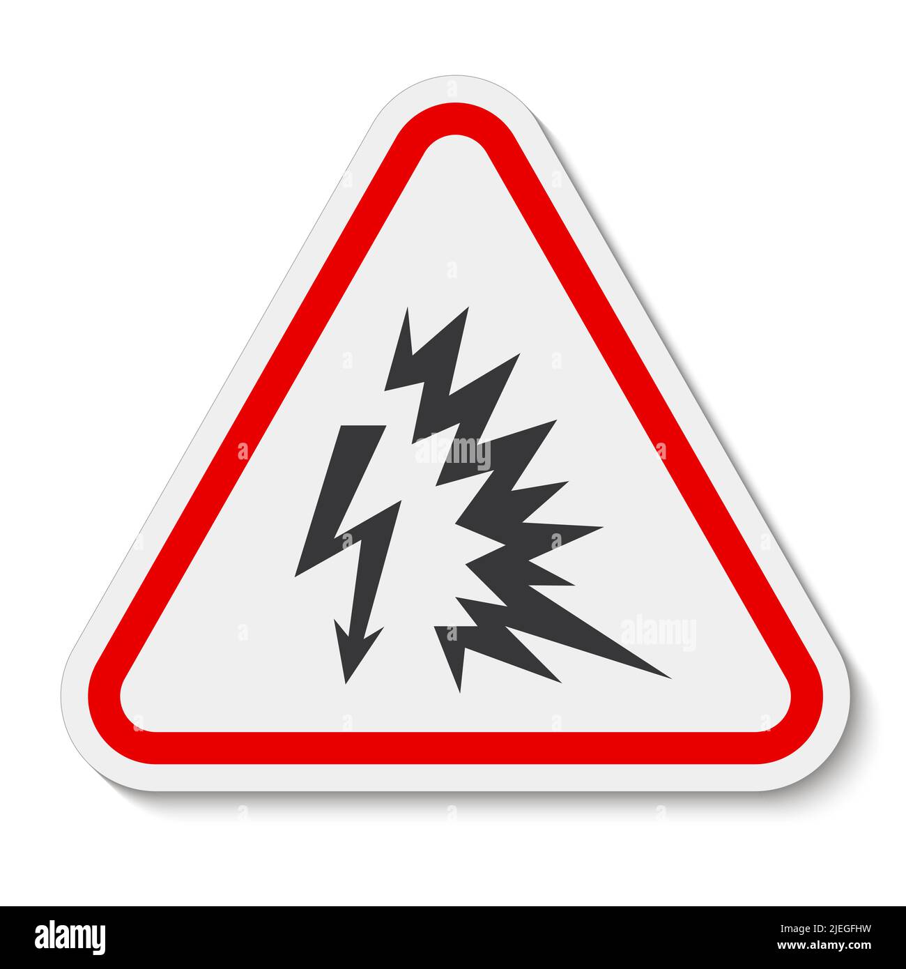 Arc Flash Symbol Sign Isolate On White Background,Vector Illustration ...