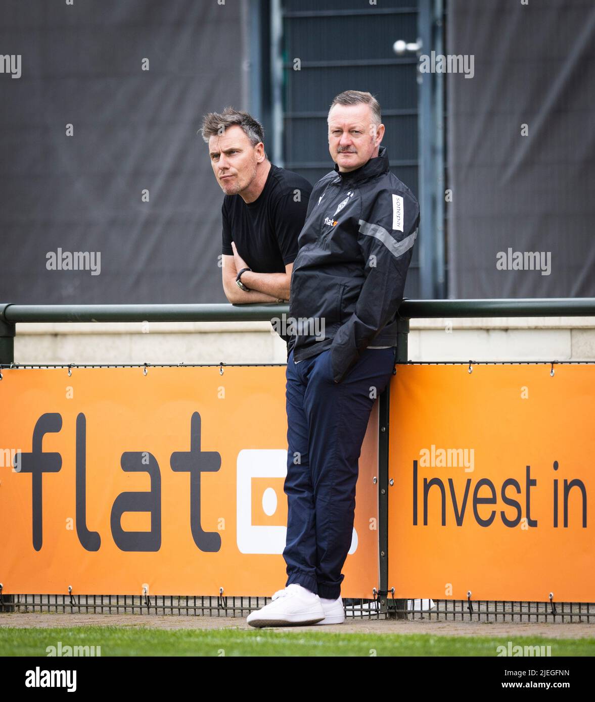 Kaderplaner und Chef-Scout Steffen Korell und Sportdirektor Roland ...