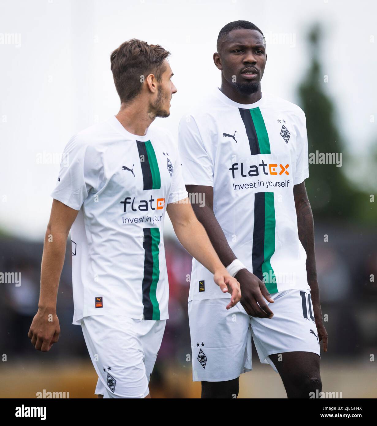 Florian Neuhaus (BMG), Marcus Thuram (BMG) Training Borussia ...