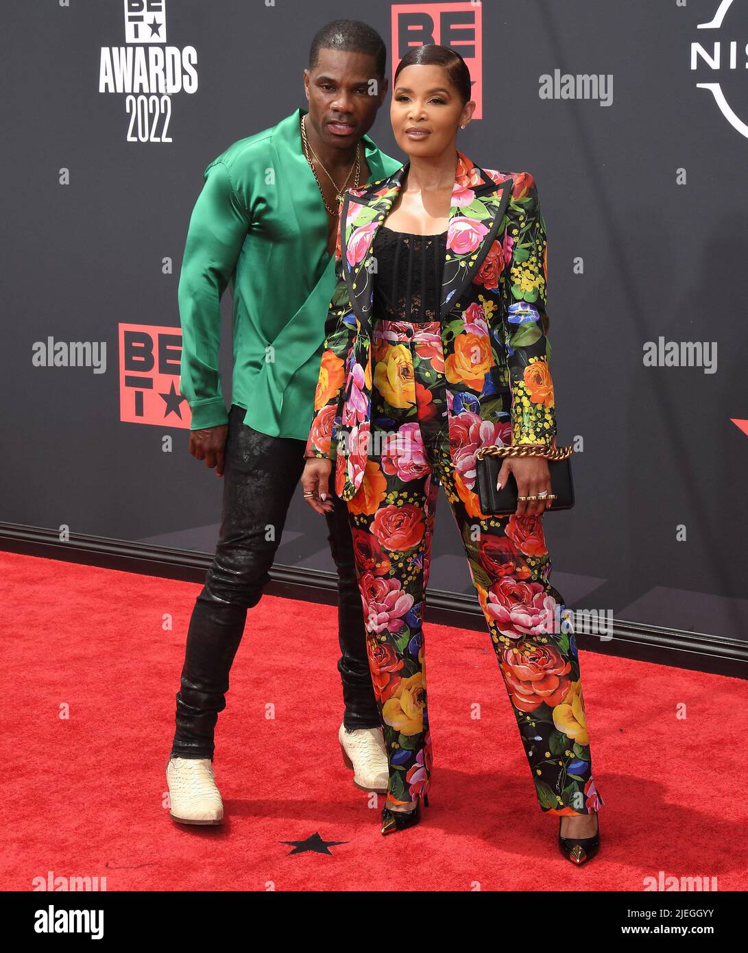 Los Angeles, USA. 26th June, 2022. (L-R) Kirk Franklin and Tammy ...