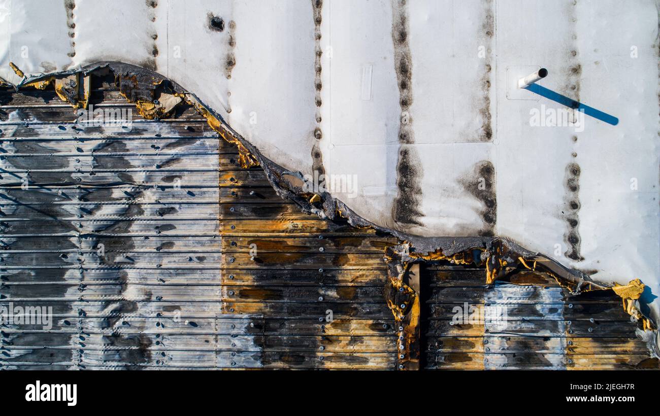 Damage to the steel structure hi-res stock photography and images - Alamy