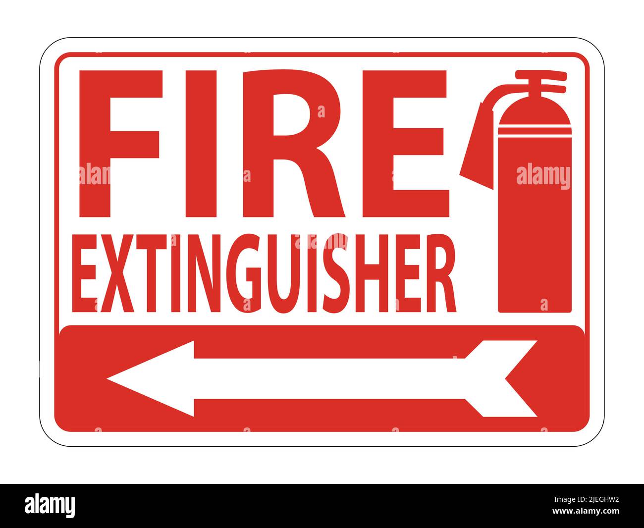 Fire Extinguisher Sign Isolate On White Background,Vector Illustration ...