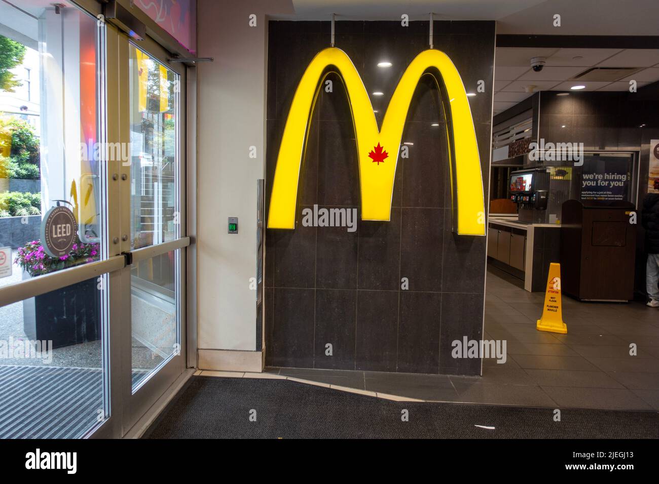 McDonald Logo in downtown Stock Photo - Alamy