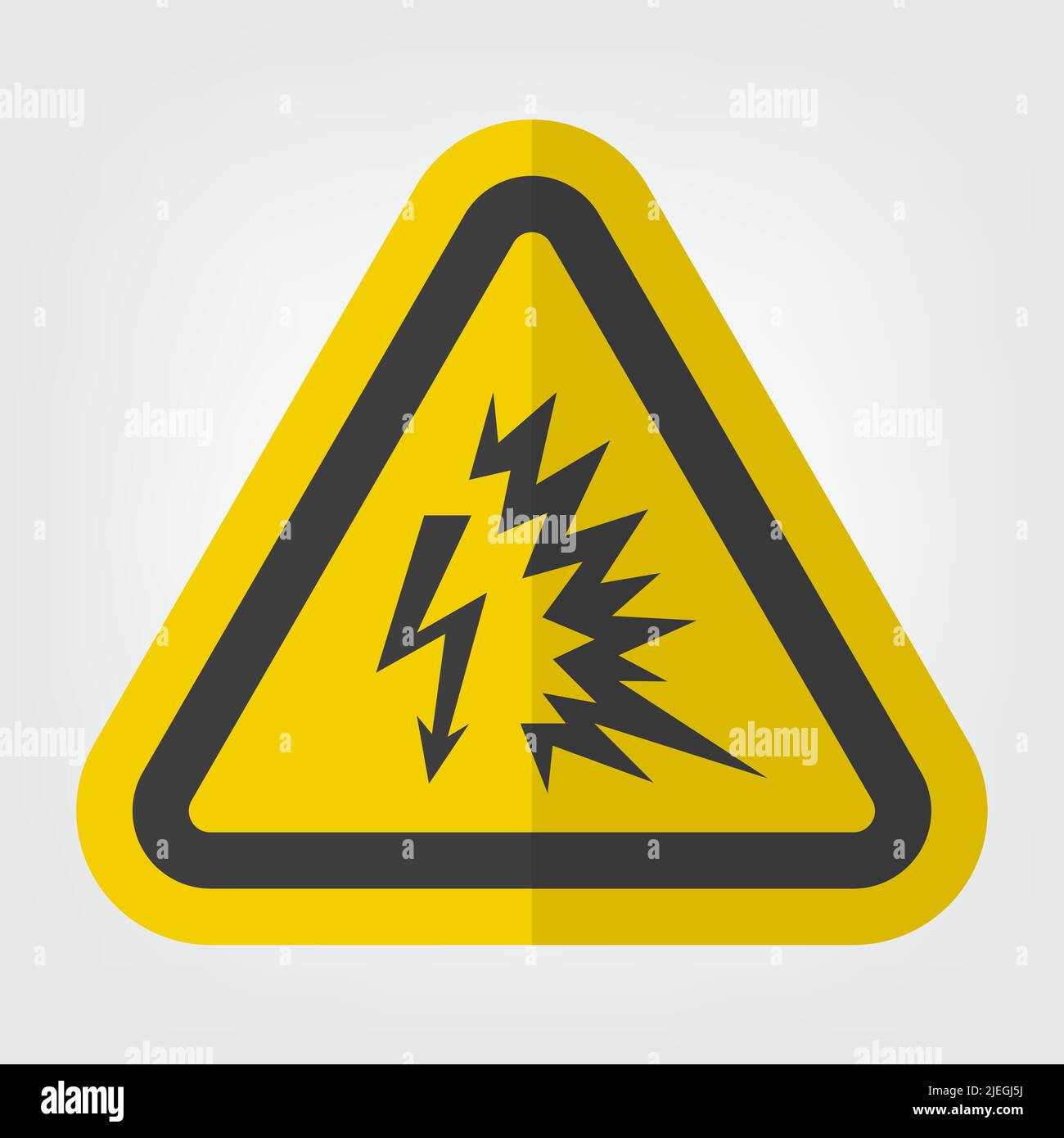 Arc Flash Symbol Sign Isolate On White Background,Vector Illustration ...