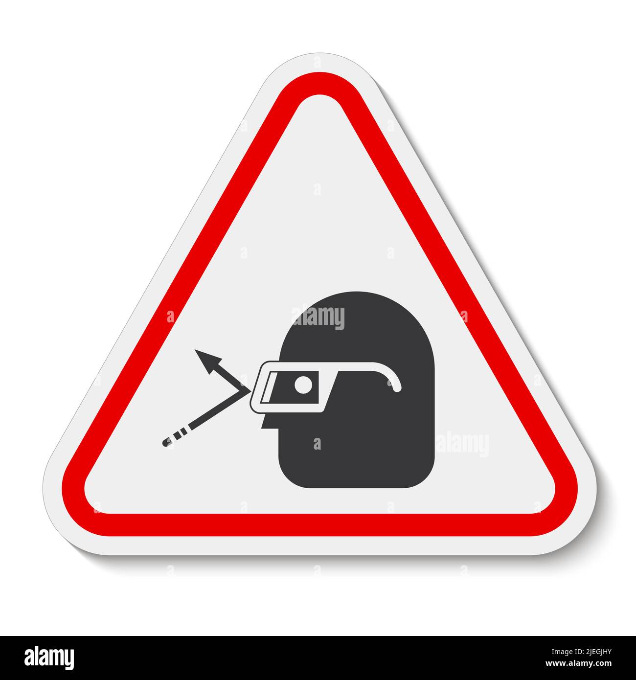 Caution Sign Wear Protective Equipment With Ppe Symbols Stock Vector