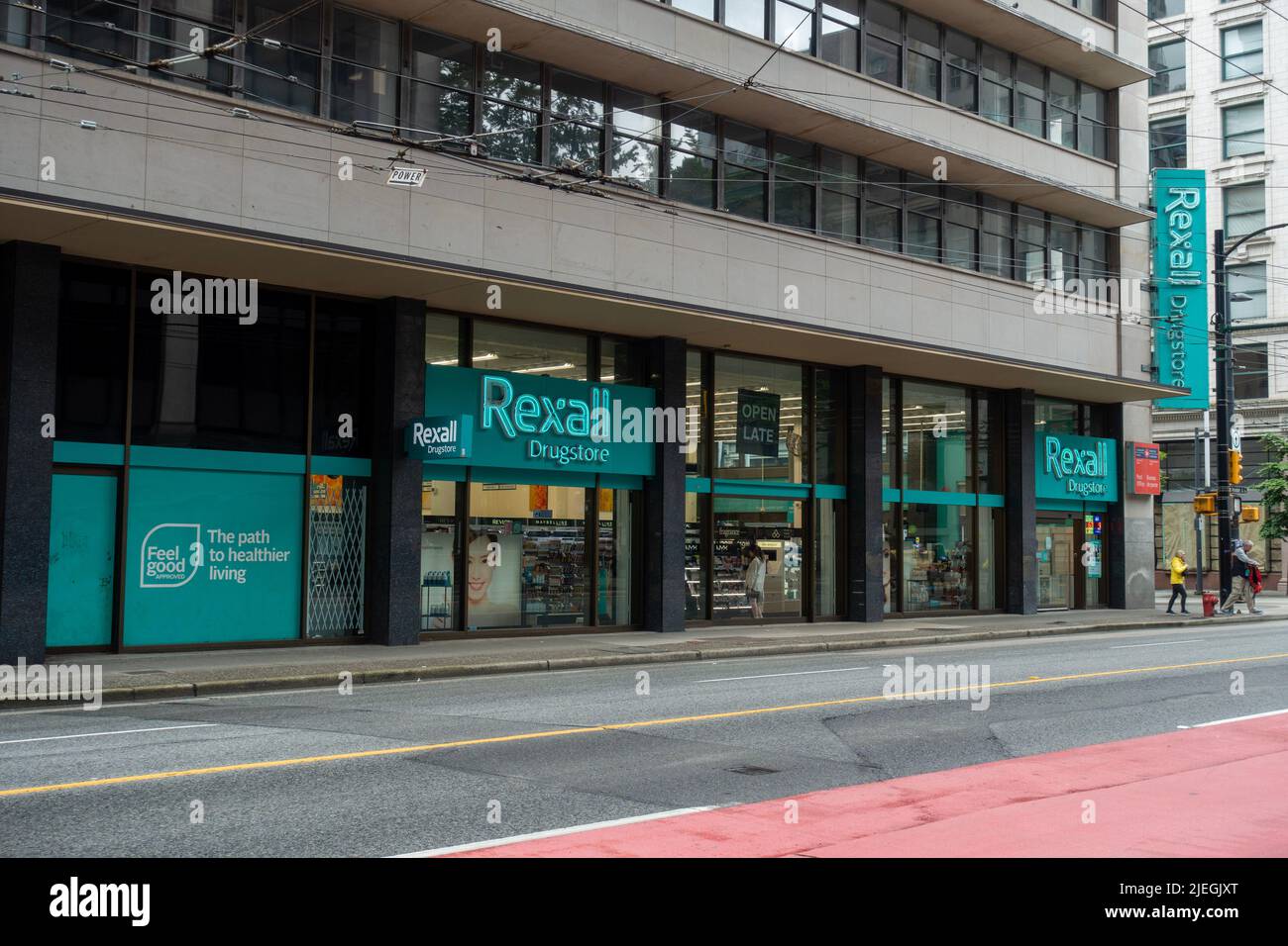 Rexall Drugstore in Downtown Stock Photo - Alamy