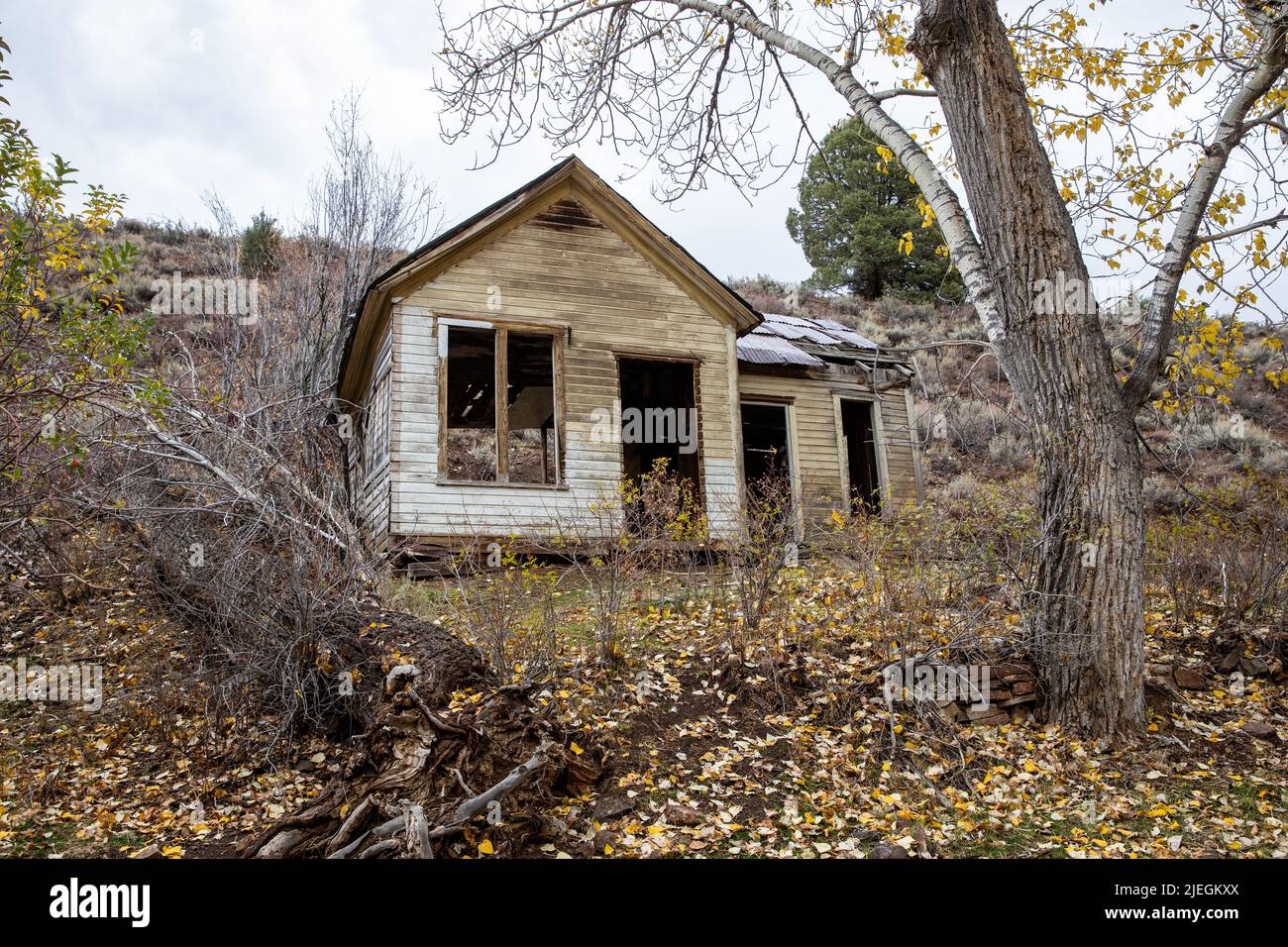 House that is falling apart from the old days Stock Photo - Alamy