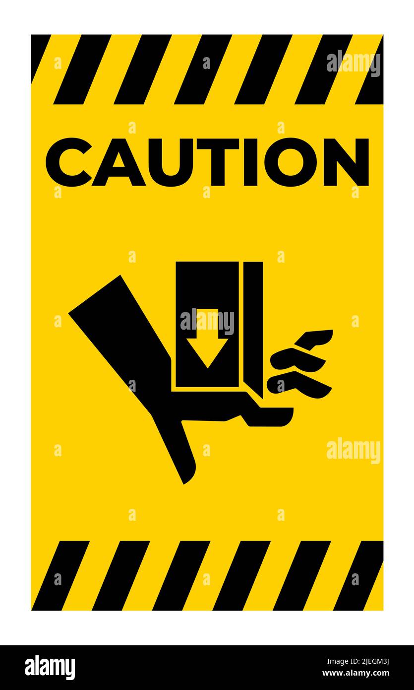 Hand Crush Force From Above Symbol Sign, Vector Illustration, Isolate ...