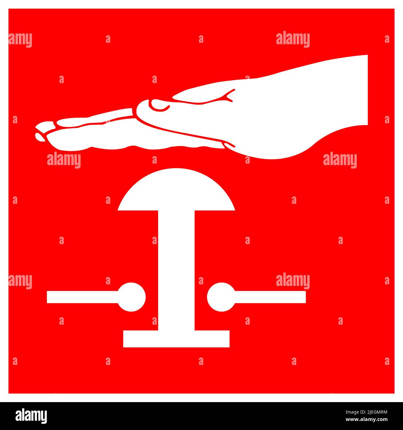 Deluge Switch Symbols Sign Isolate On White Background,Vector ...