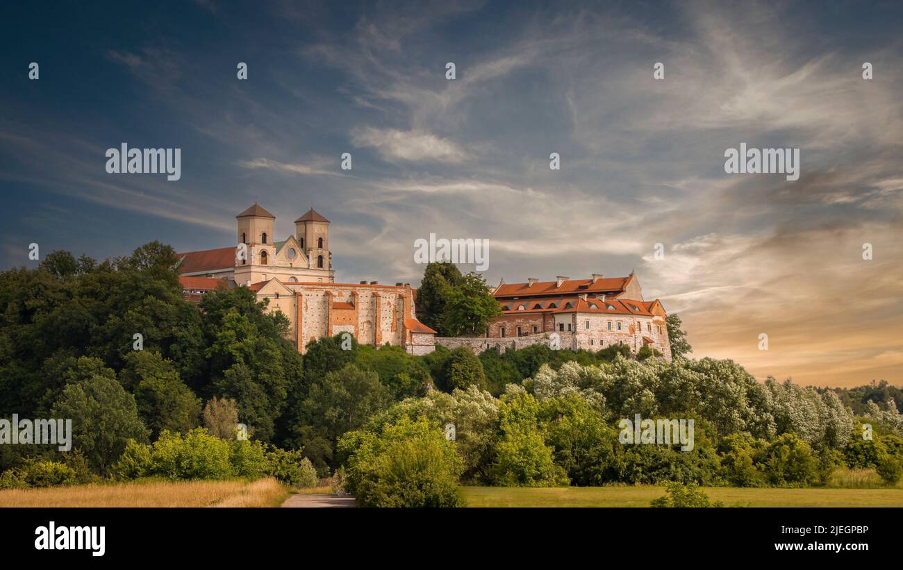 Historic buildings of the Benedictine Abbey in Tyniec, Krakow, Poland ...