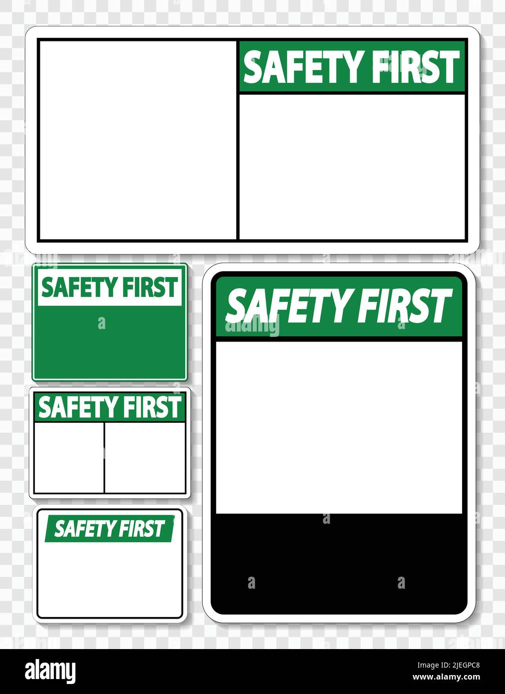 symbol Safety first sign label on transparent background,Vector ...