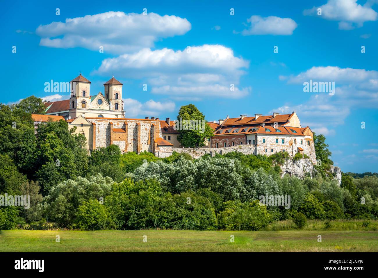 Historic buildings of the Benedictine Abbey in Tyniec, Krakow, Poland ...