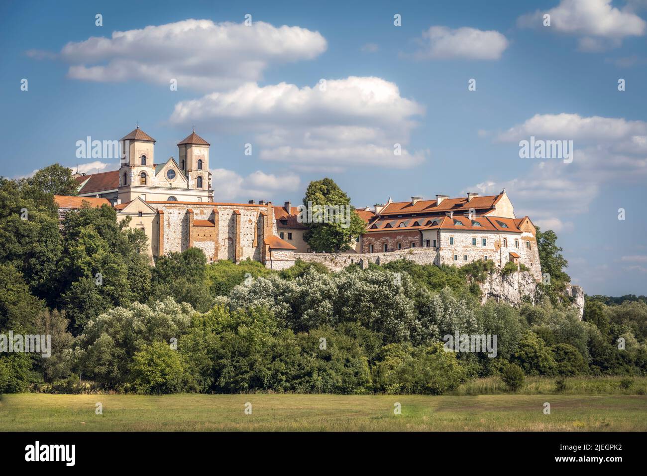Historic buildings of the Benedictine Abbey in Tyniec, Krakow, Poland ...
