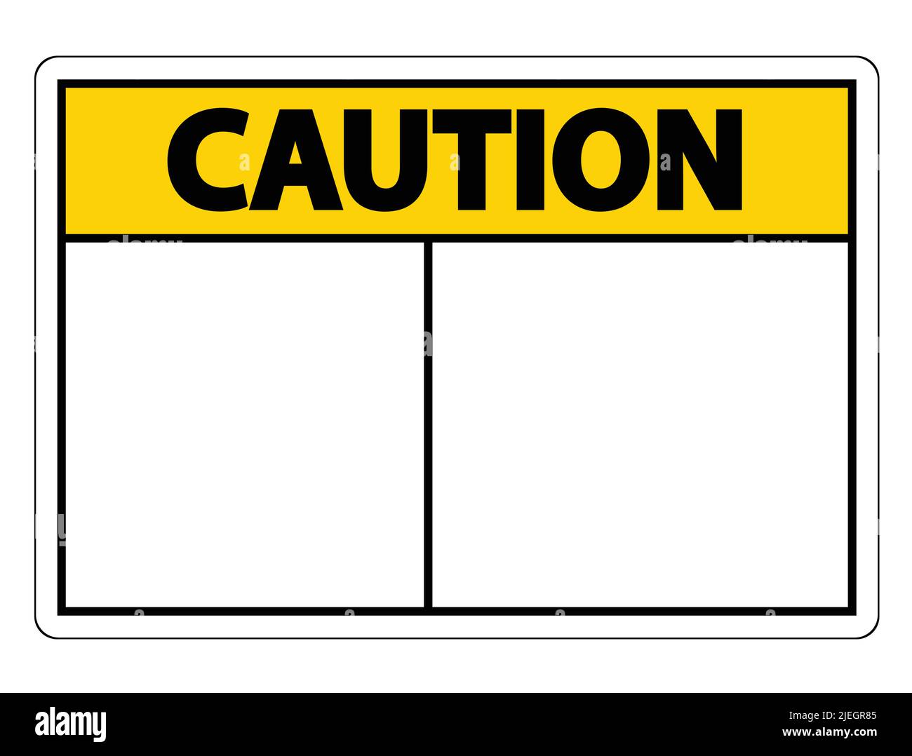 symbol caution sign label on white background,vector illustration Stock ...