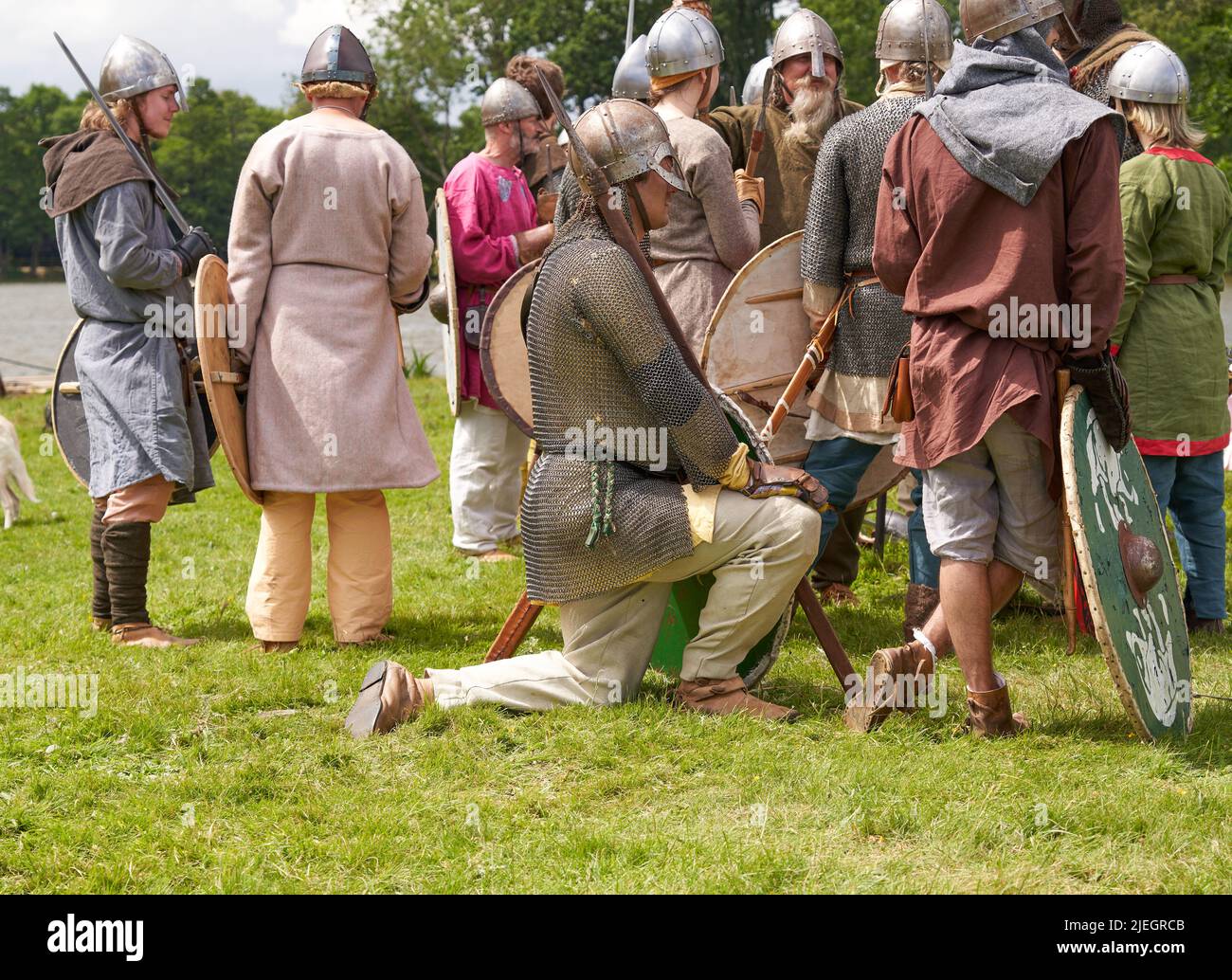 Viking fighters hi-res stock photography and images - Alamy