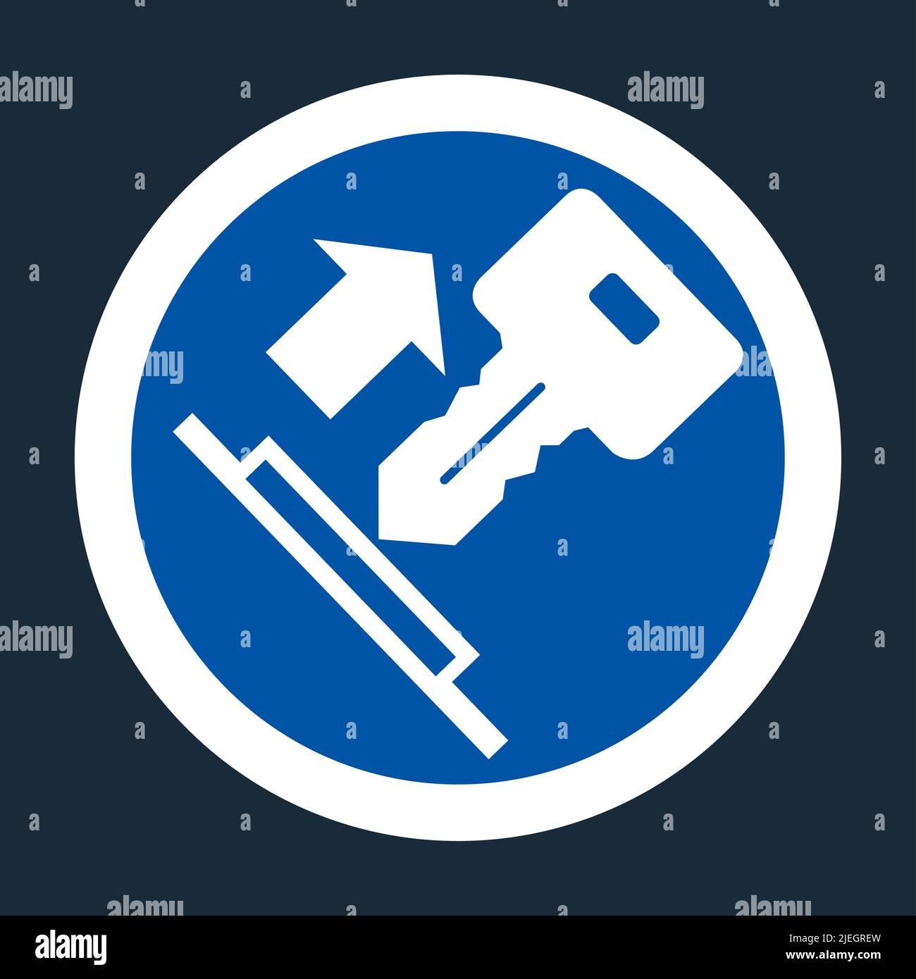 Pull Key Symbol Sign On black Background On black Background,Vector ...