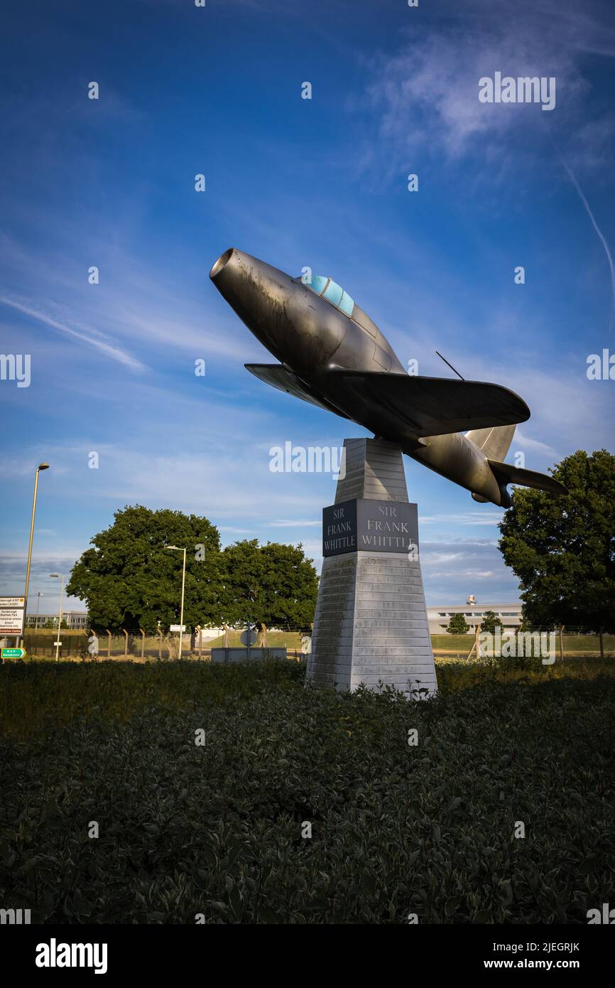 Sir Frank Whittle Memorial Stock Photo - Alamy