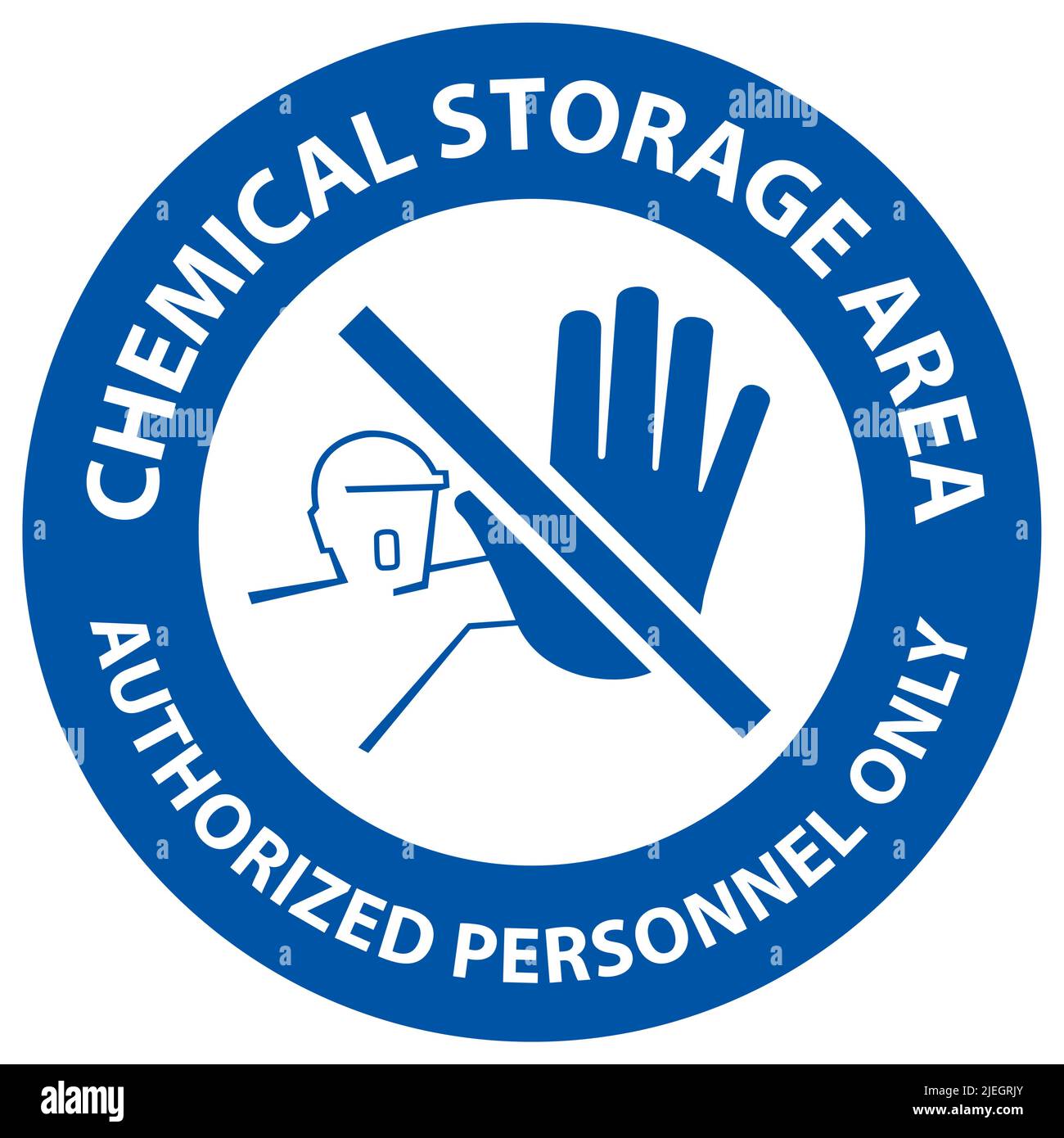 Notice Chemical Storage Area Authorized Personnel Only Symbol Sign Stock Vector Image & Art - Alamy