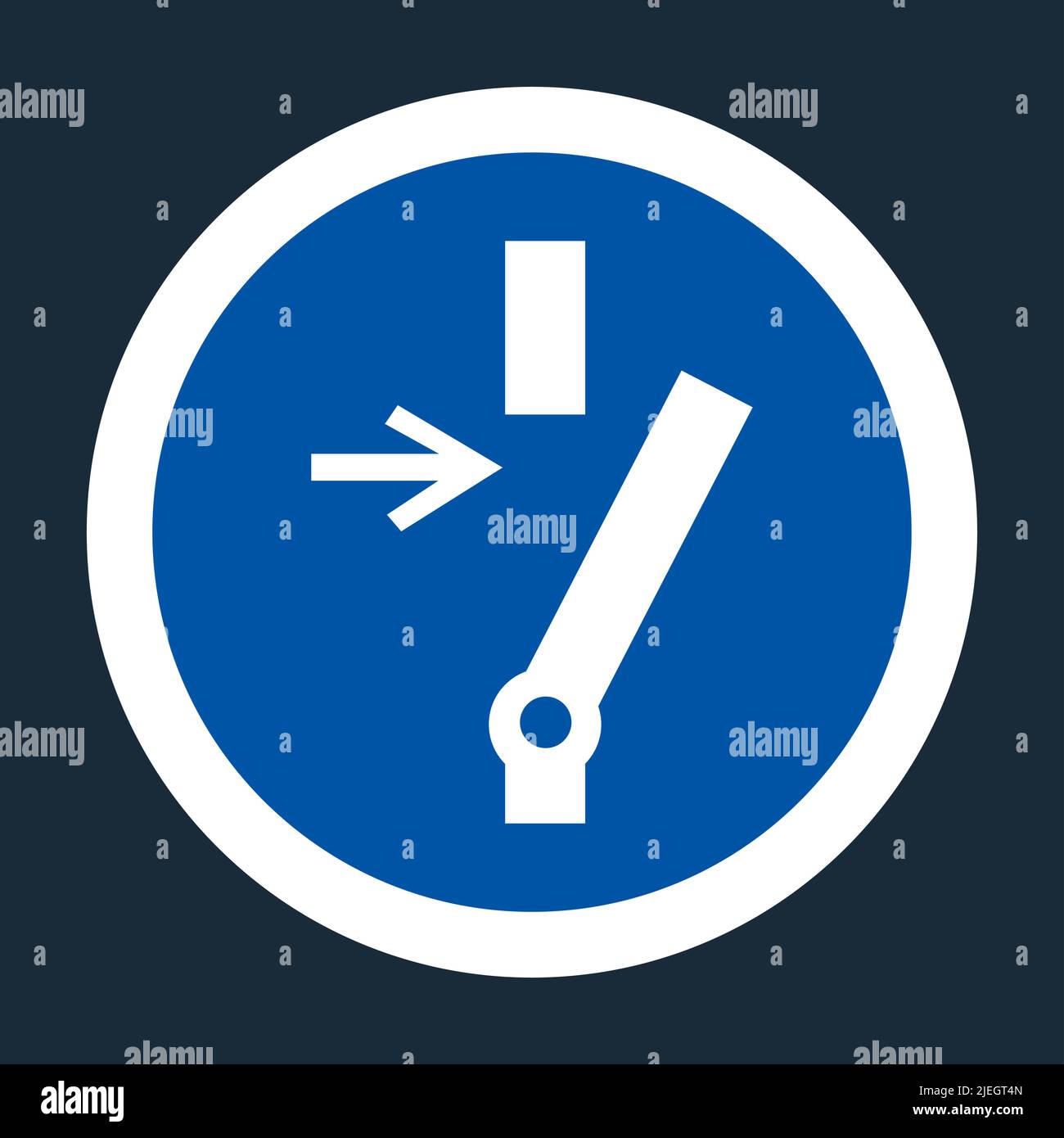 Disconnect Before Carrying Out Maintenance Or Repair Symbol Sign On ...