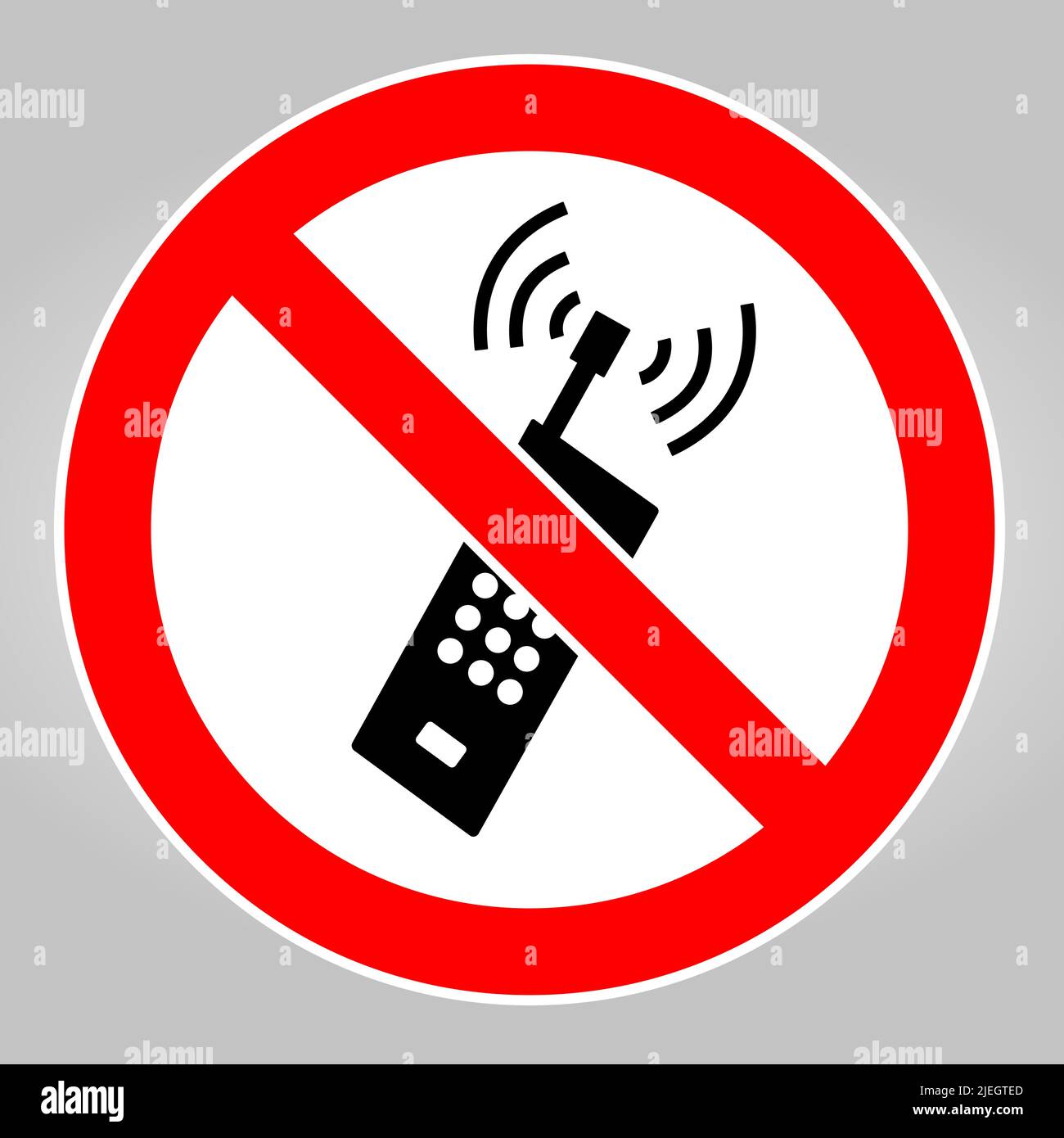 Symbol Do not use the phone Stock Vector Image & Art - Alamy