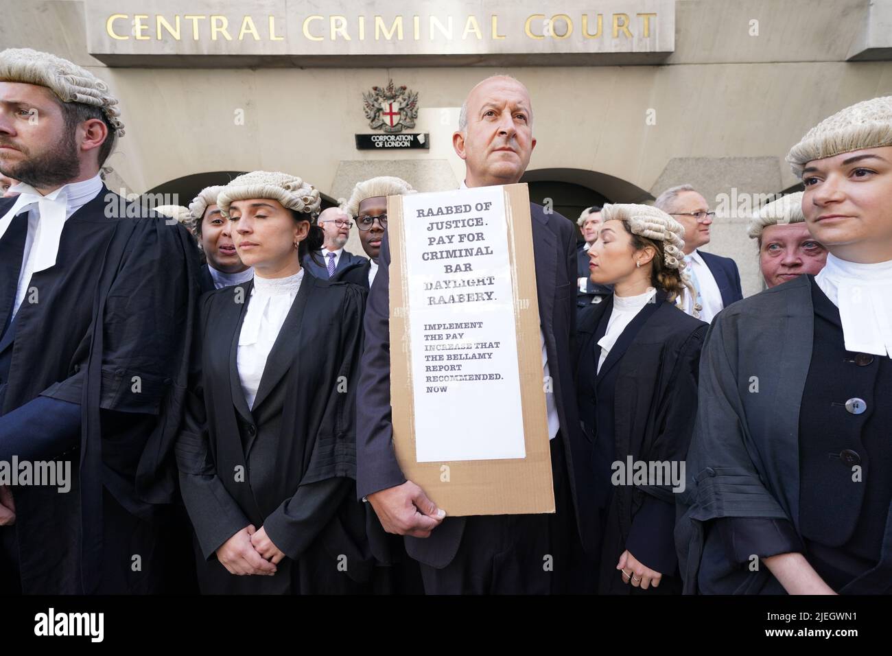 Criminal barristers from the Criminal Bar Association (CBA), which represents barristers in ...