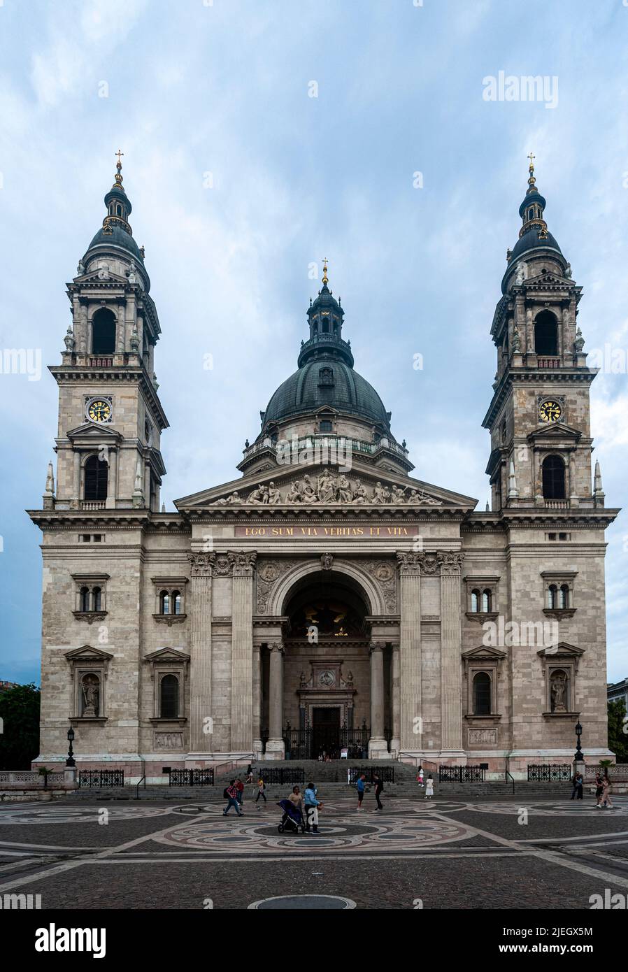 St. Stephen's Basilica (Szent István Bazilika) Budapest, Hungary Stock ...