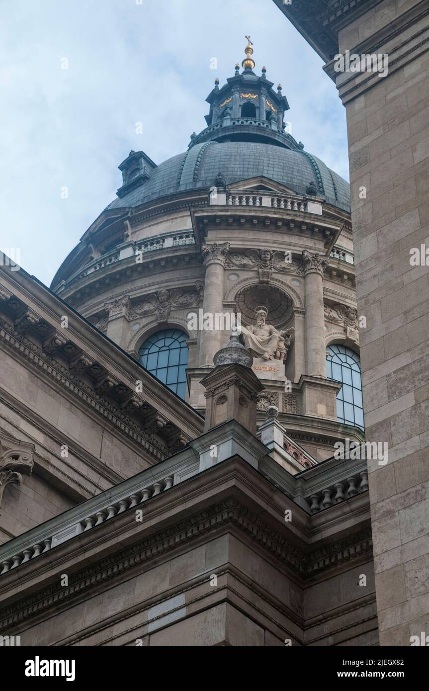 St. Stephen's Basilica (Szent István Bazilika) Budapest, Hungary Stock ...